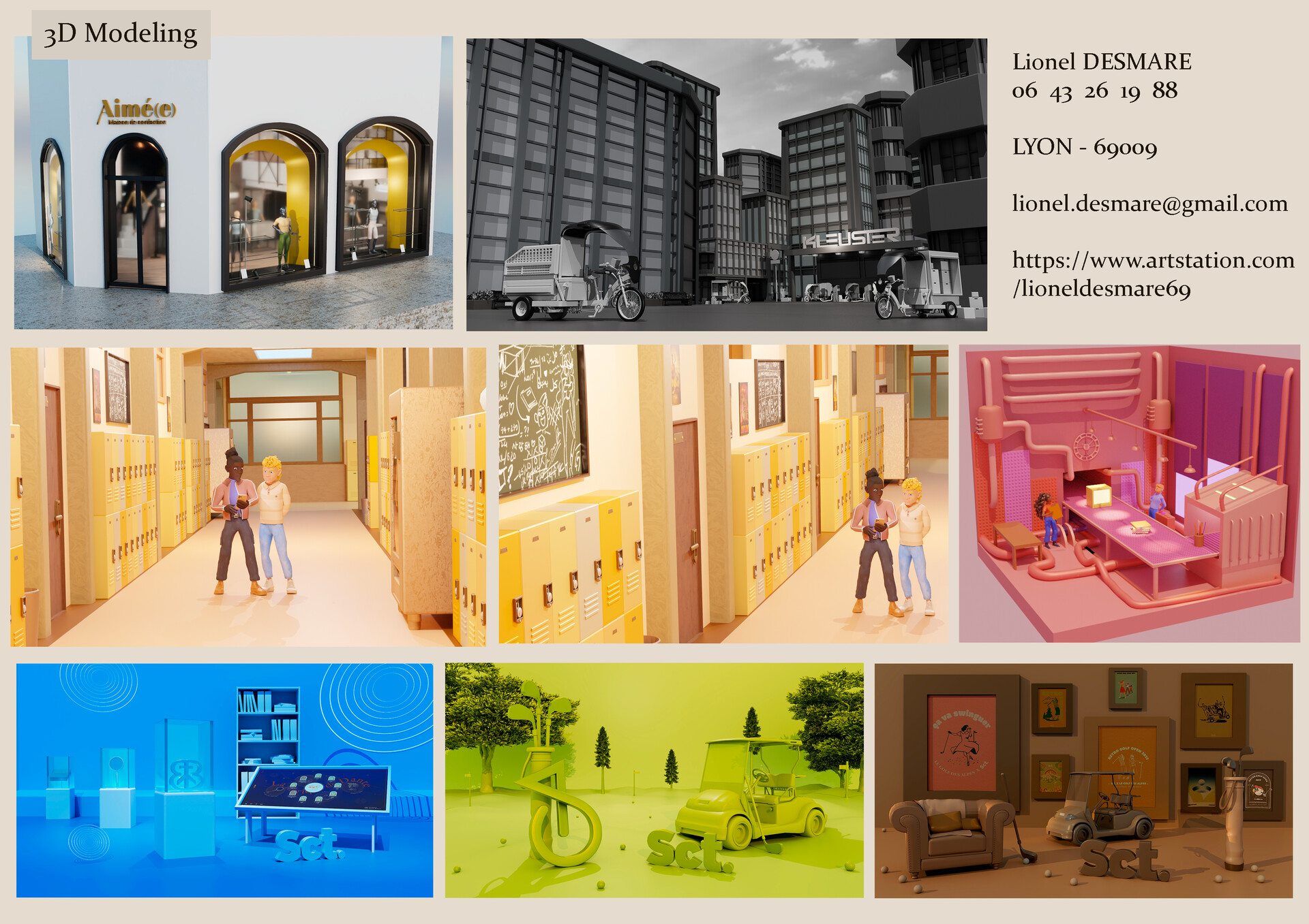 ArtStation - 3D MODELING 𝔯𝔢𝔰𝔲𝔪𝔢