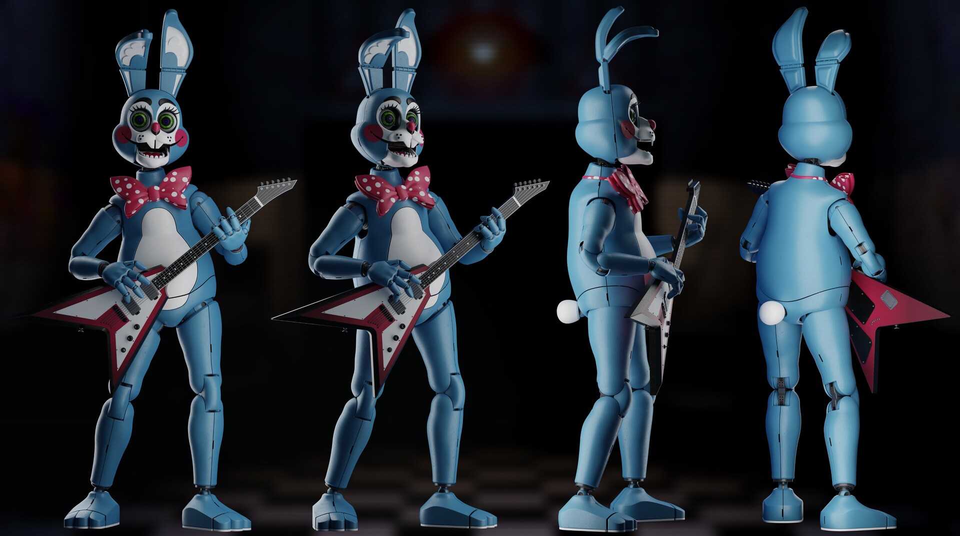 Fnaf 2 Toy Bonnie FNaF2 Toy Freddy And Toy Bonnie By