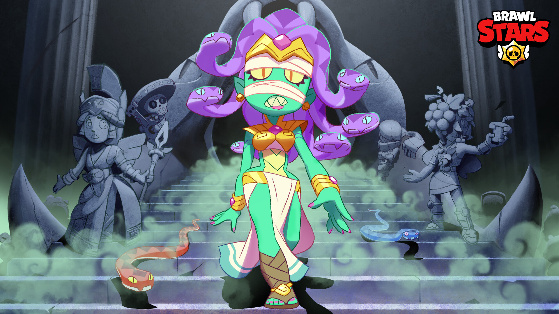 ArtStation - Brawl Stars: Medusa Emz