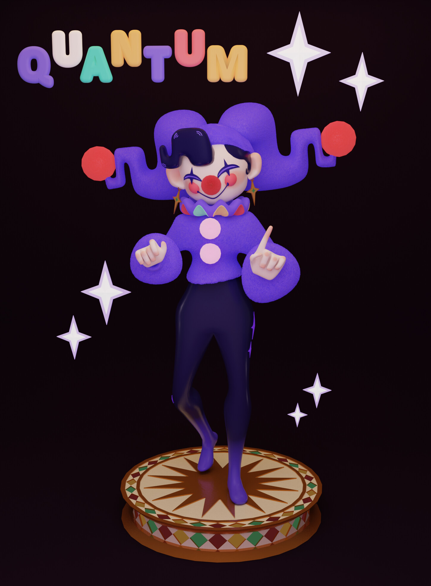 ArtStation - Quantum the Cosmic Clown