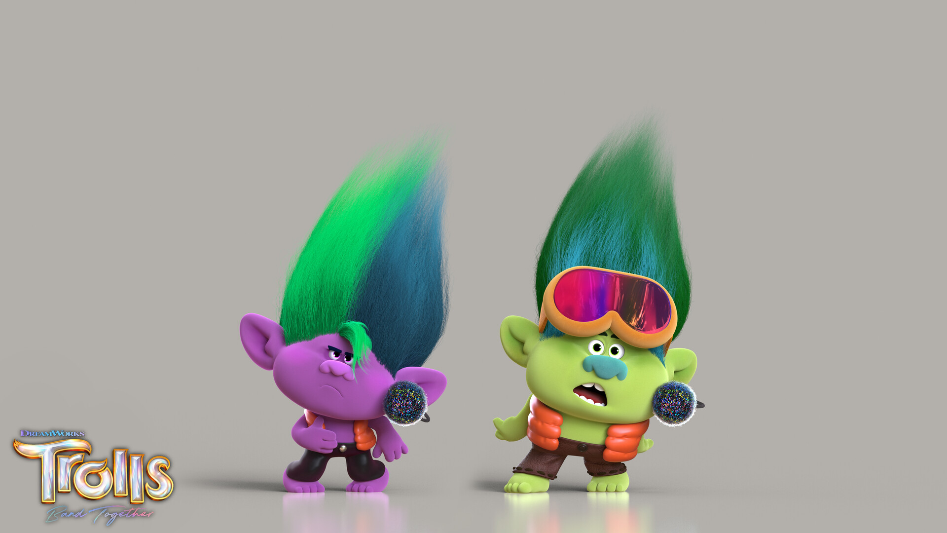 TheArtofOscarAyala - Trolls Band Together - Brozone Floyd and John Dory