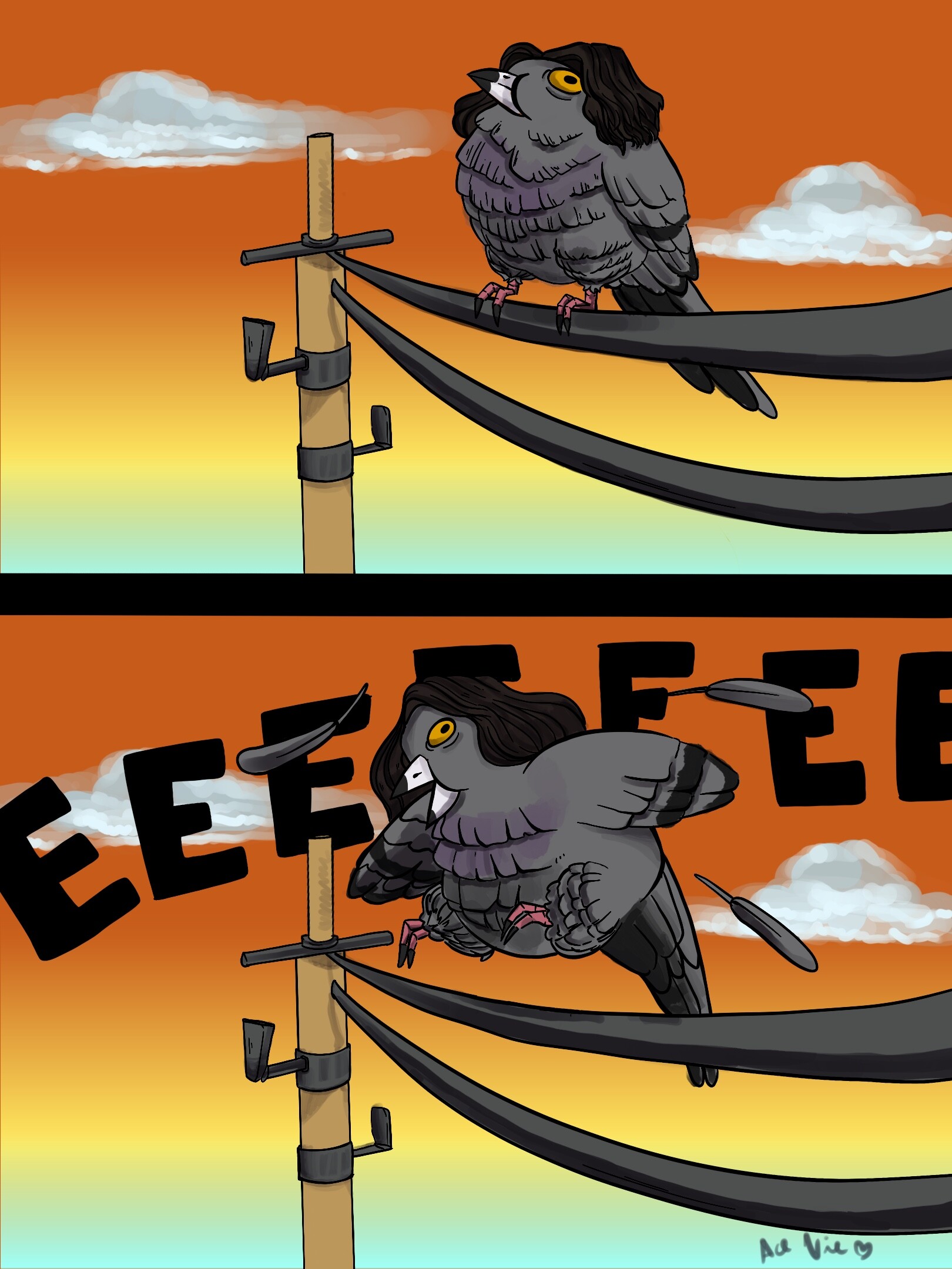 ArtStation - Pigeon Screaming