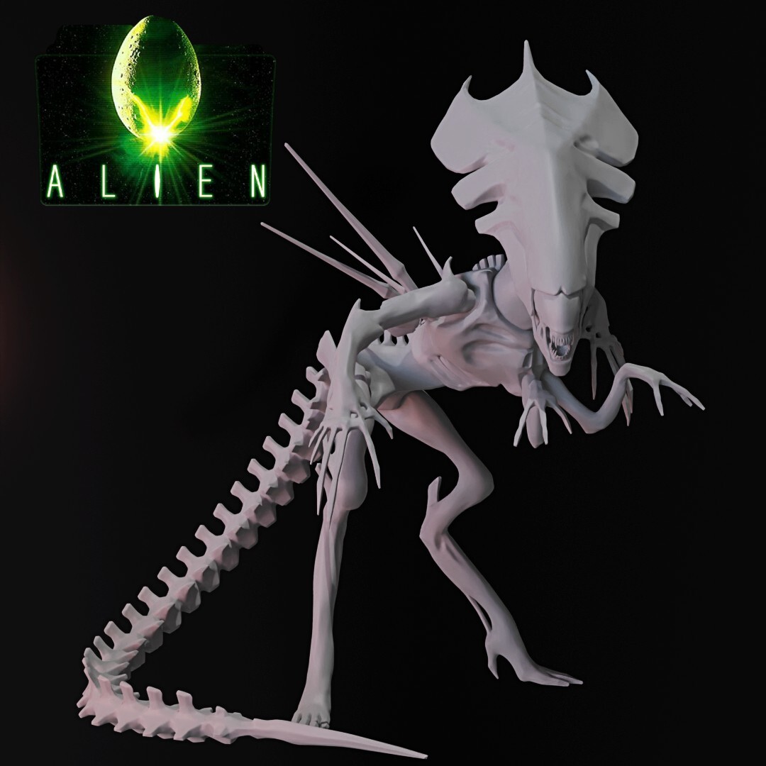 ArtStation - ALIEN - ALIEN QUEEN STL 3DPrintREADY