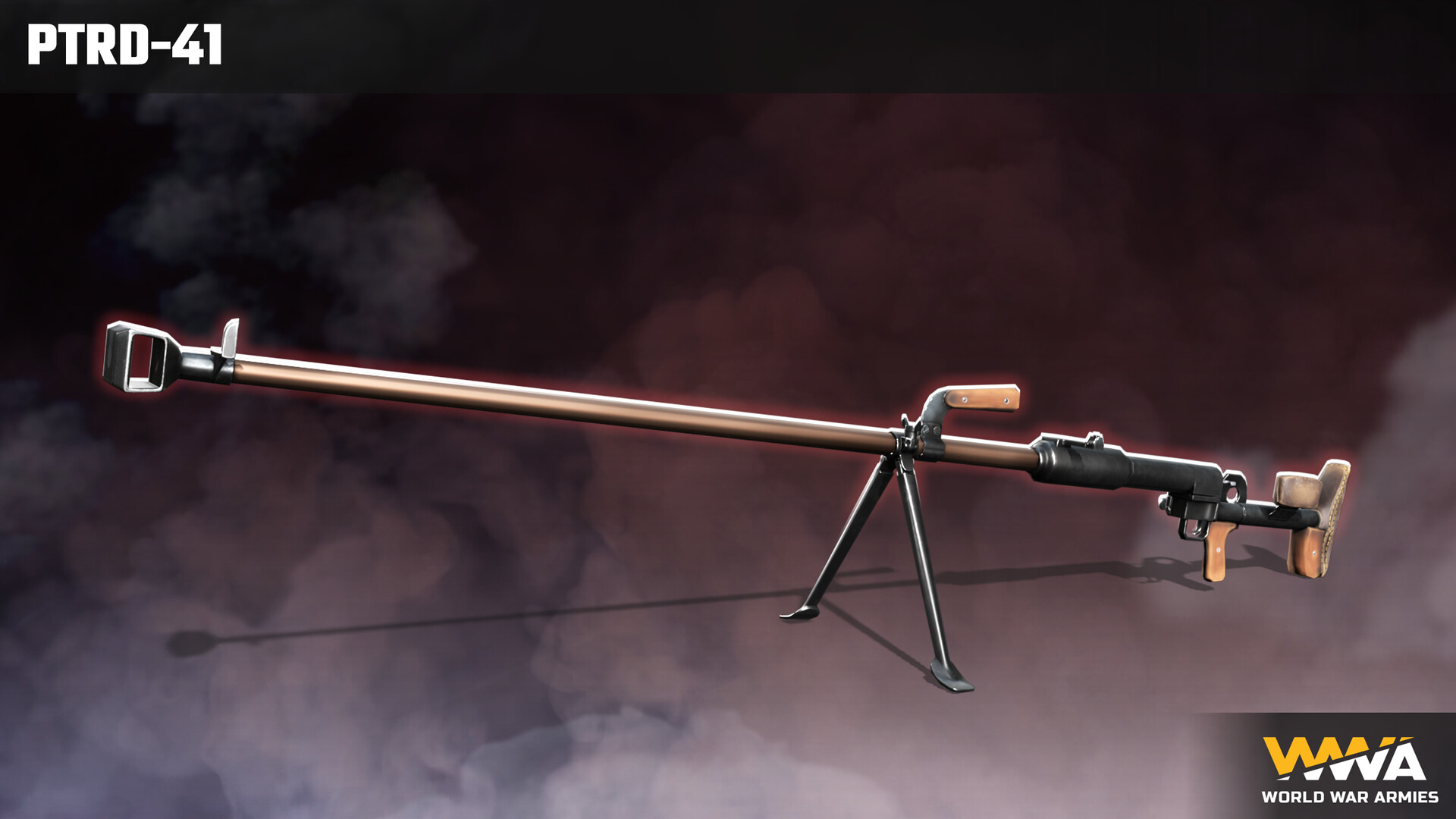 ArtStation - PTRD-41 anti-tank rifle