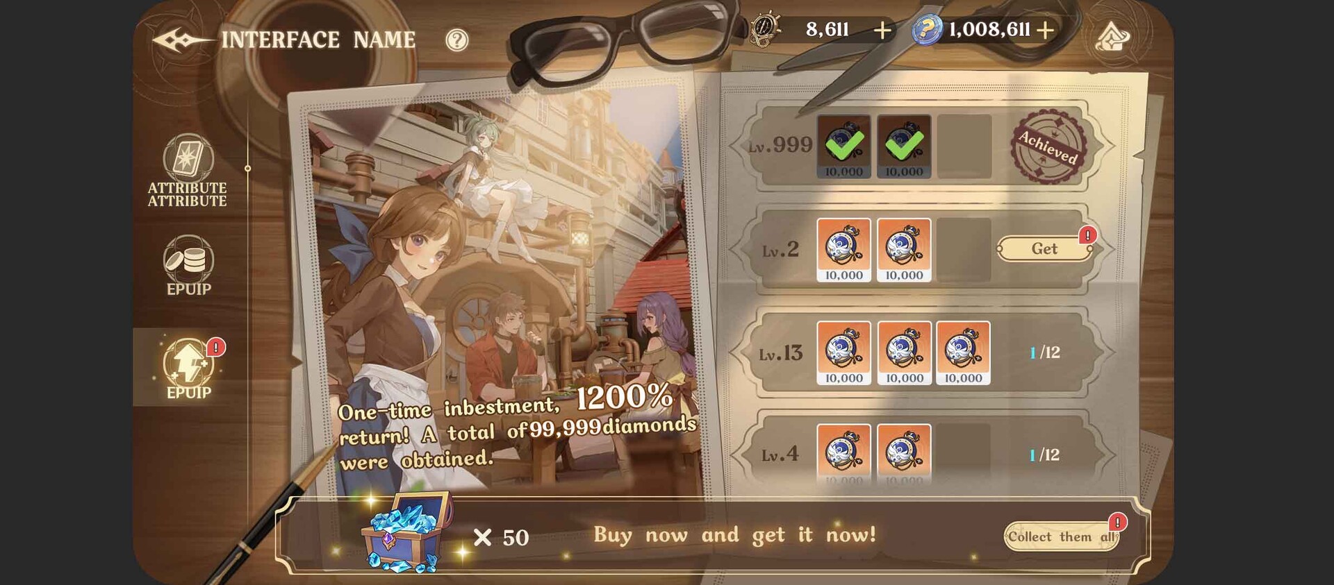 ArtStation - UI/UX game work