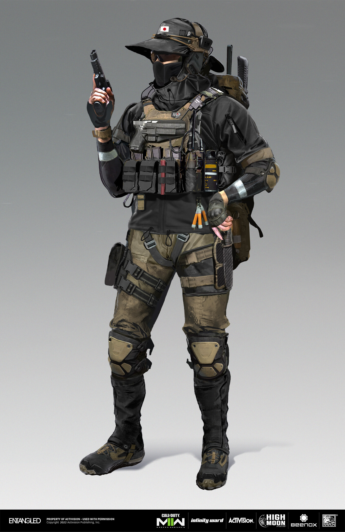 ENTANGLED Studio - Concept Character Art for Call of Duty MW2