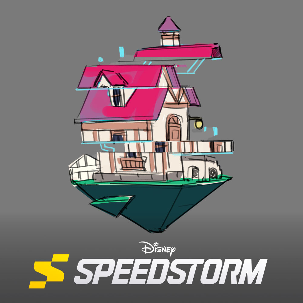 ArtStation - Disney Speedstorm - Arbee's Arena Track