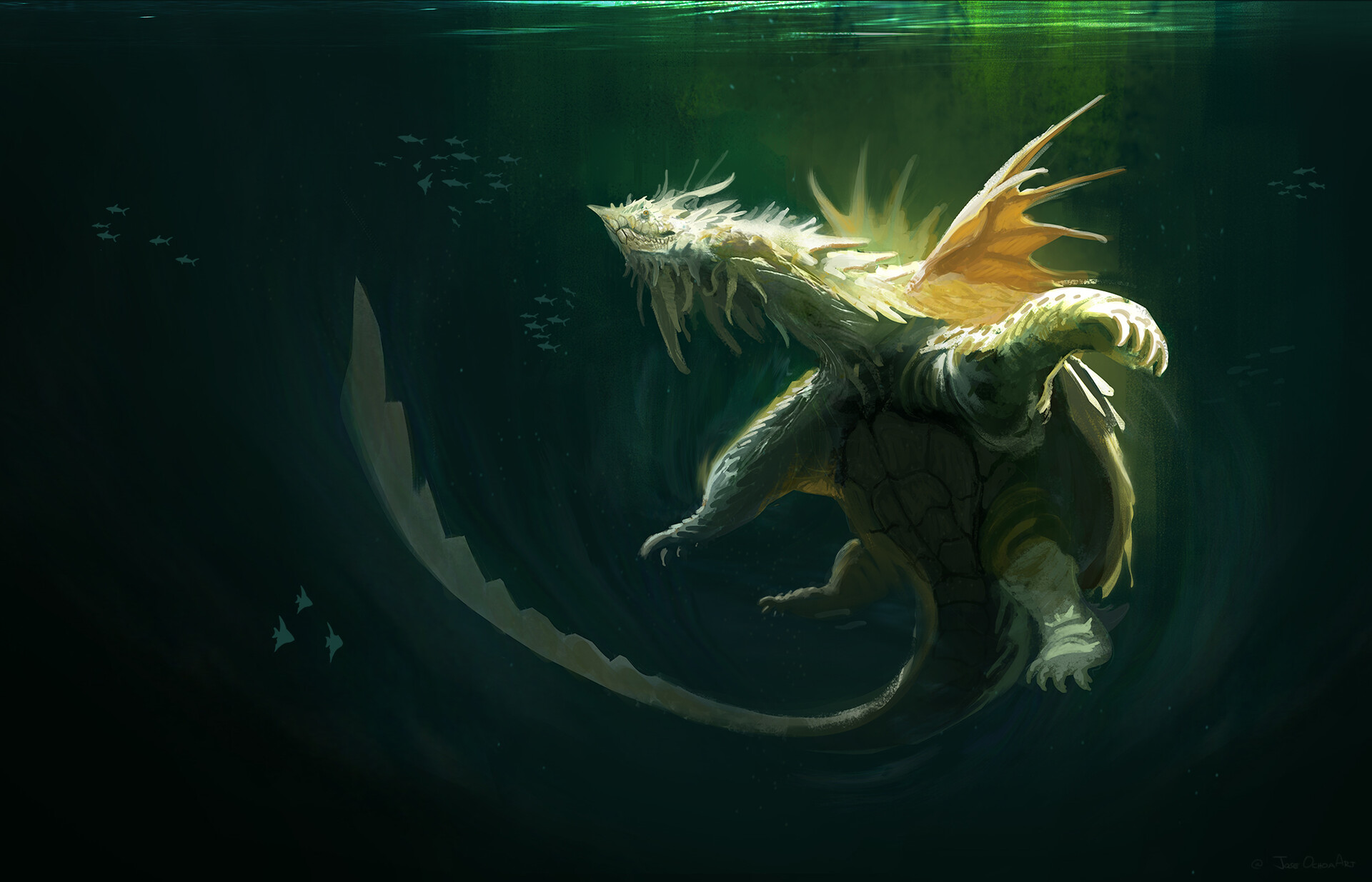 ArtStation - Sea Dragon