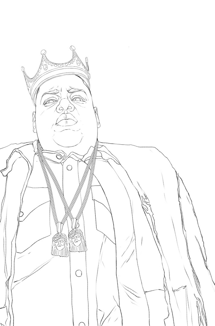 biggie smalls coloring pages
