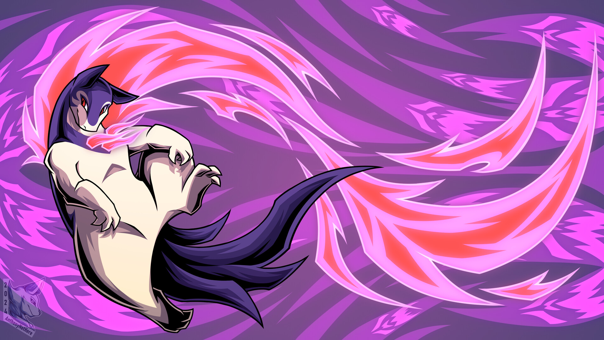 ArtStation - Hisuian Typhlosion Wallpaper