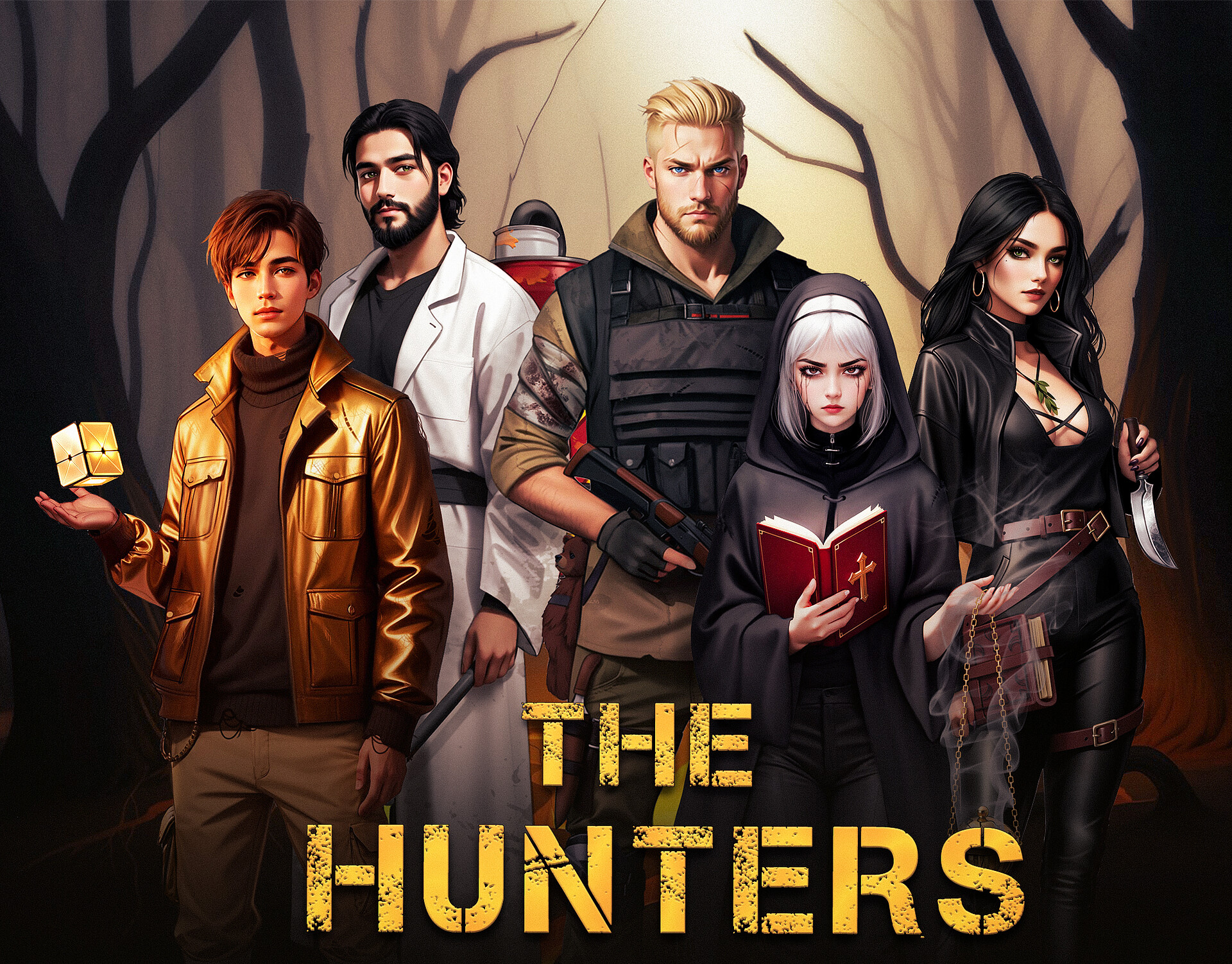 ArtStation - The Hunters | Board game