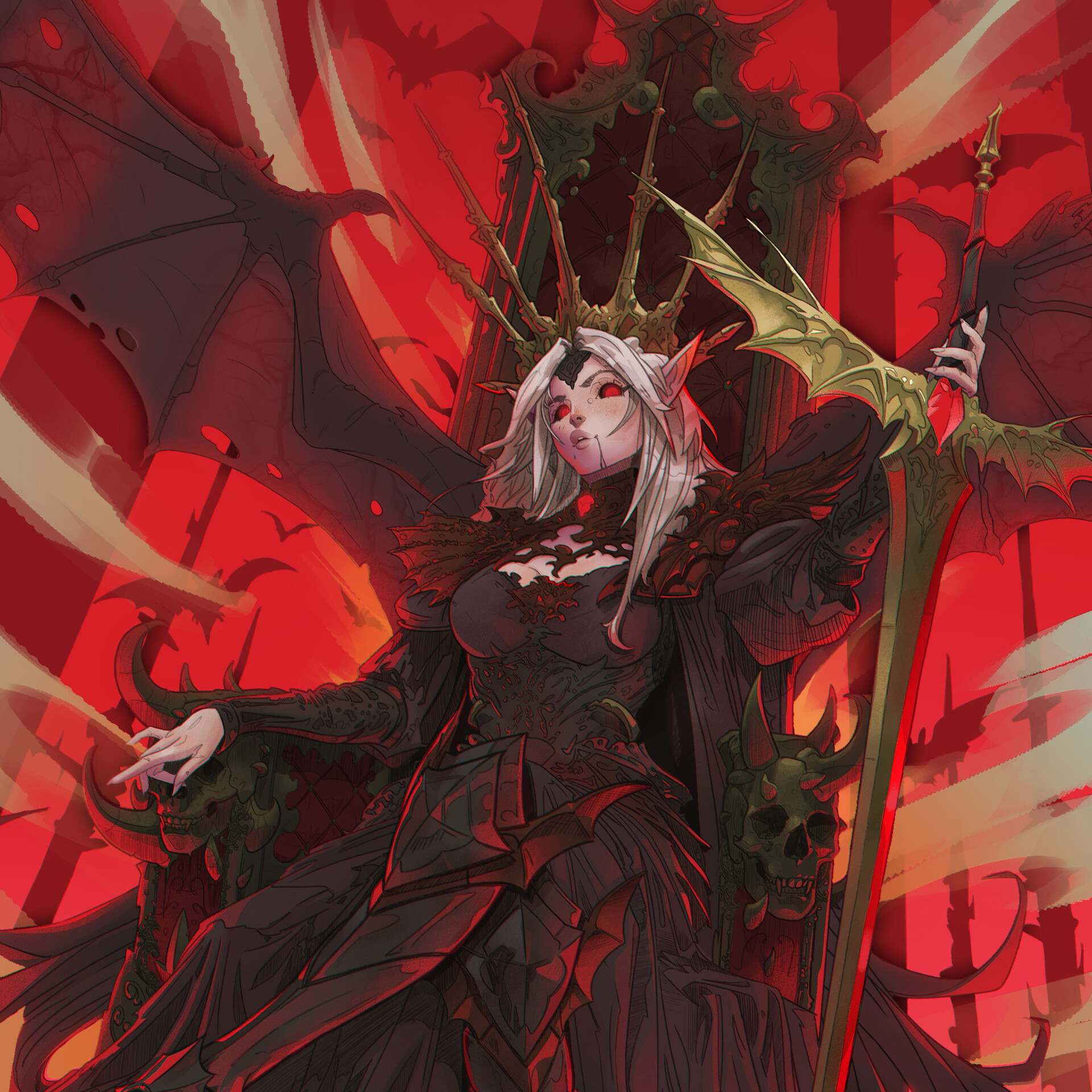 ArtStation - Drunia, Lady of Blood