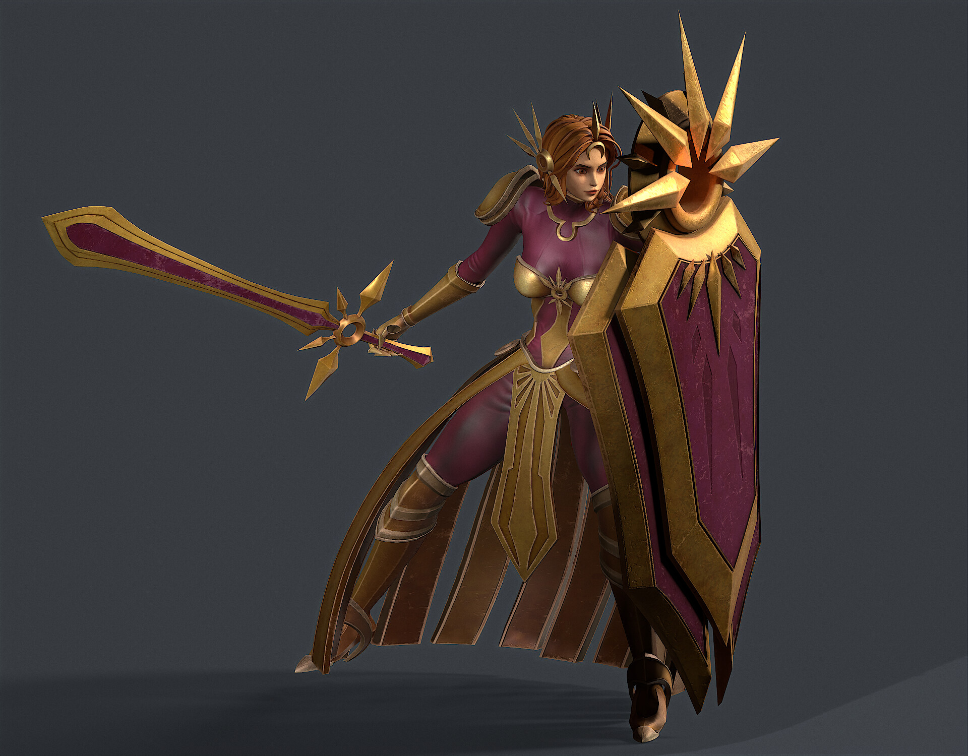 ArtStation - leona,league of legends 3d