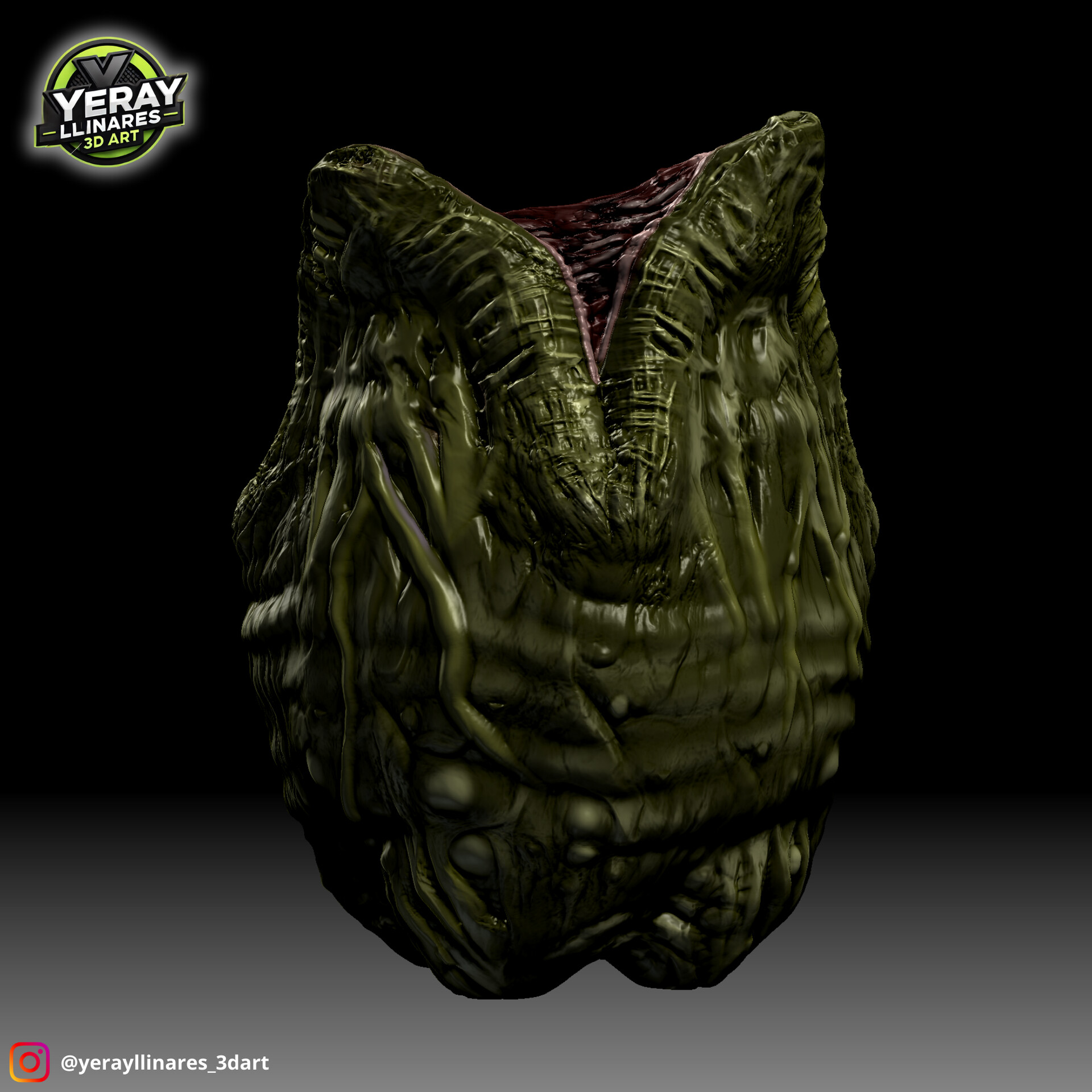 Yeray Llinares 3D Art - 40 cm Alien Egg Replica – Multi-Purpose ...