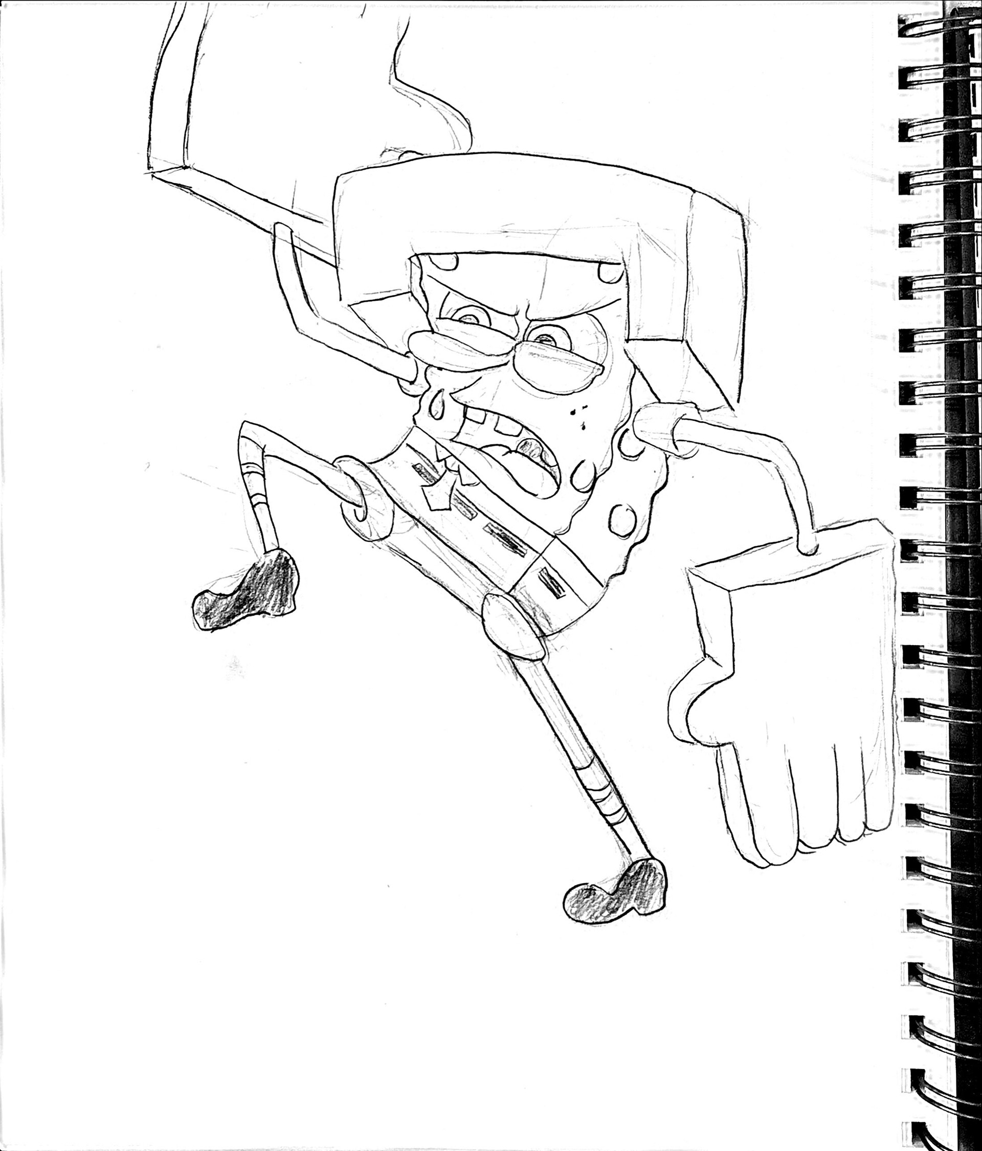 ArtStation - Spongebob Sketch