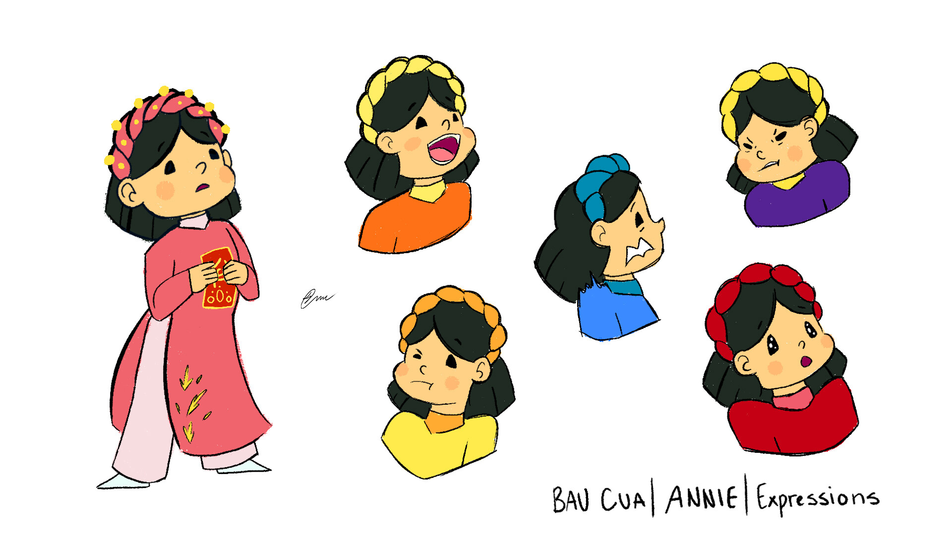 ArtStation - BAU CUA - character study - ANNIE