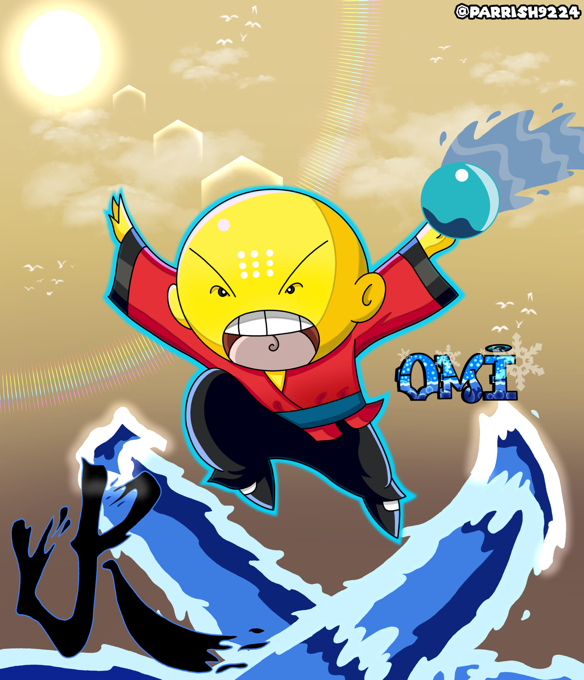 ArtStation - Xiaolin Showdown Omi illustration