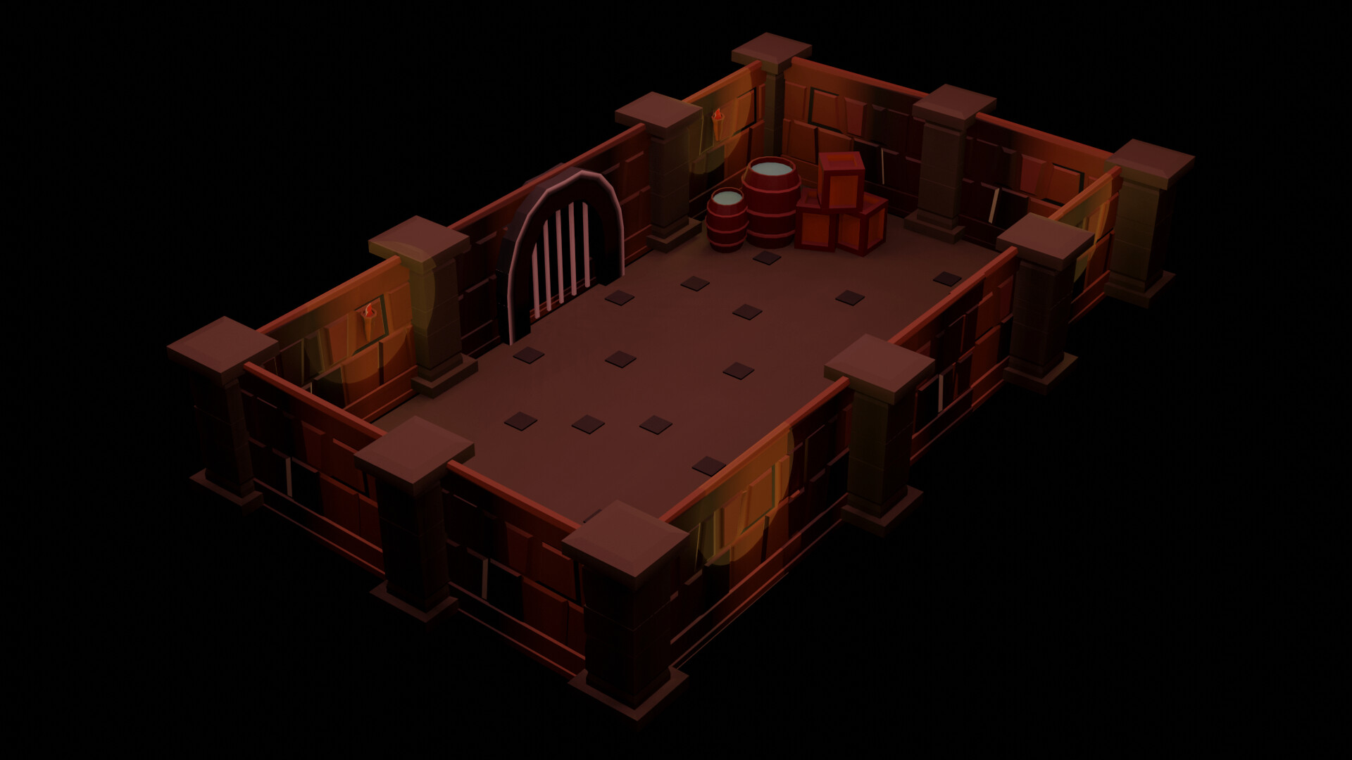 ArtStation - Low poly Dungeon