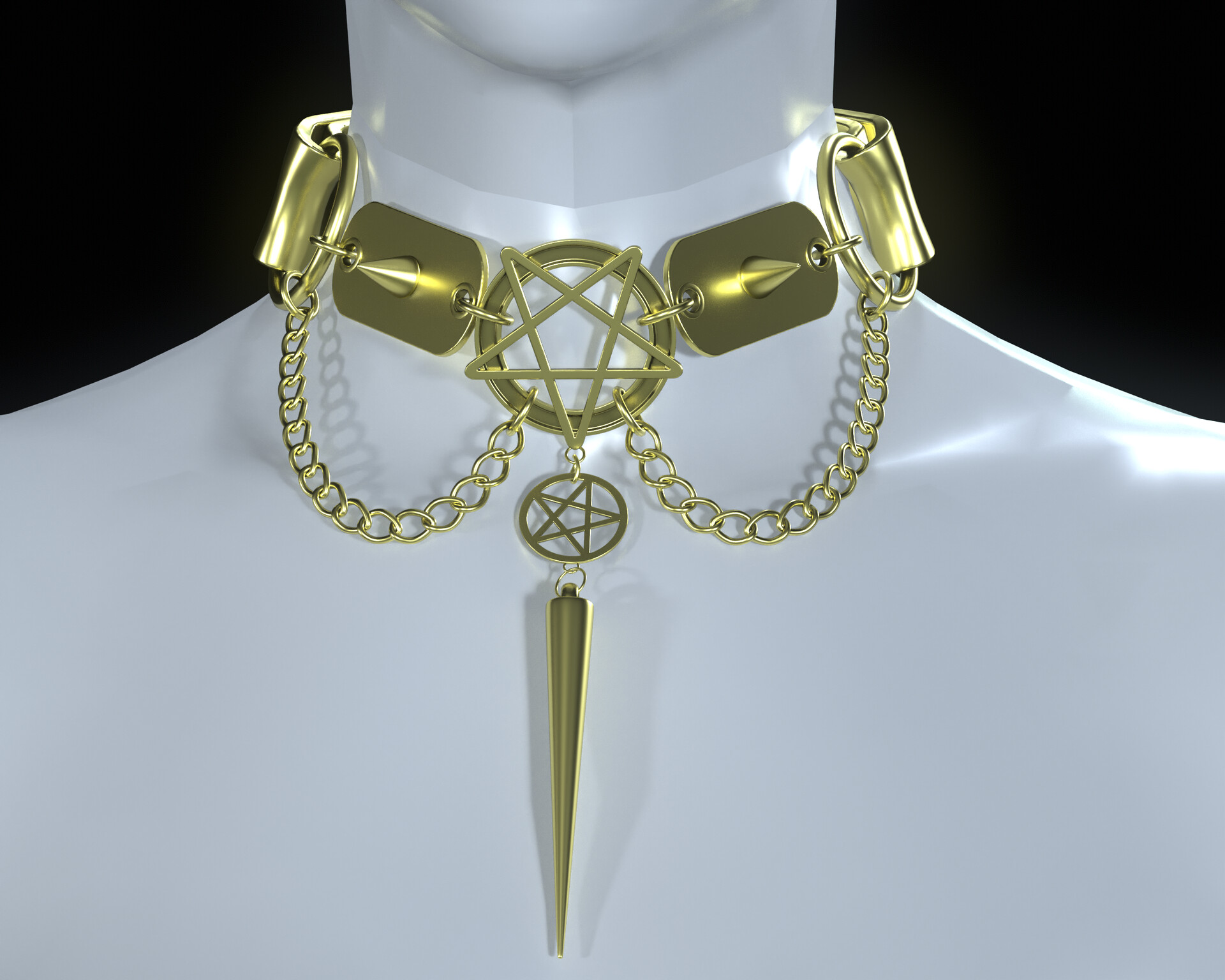 ArtStation - necklace Penta