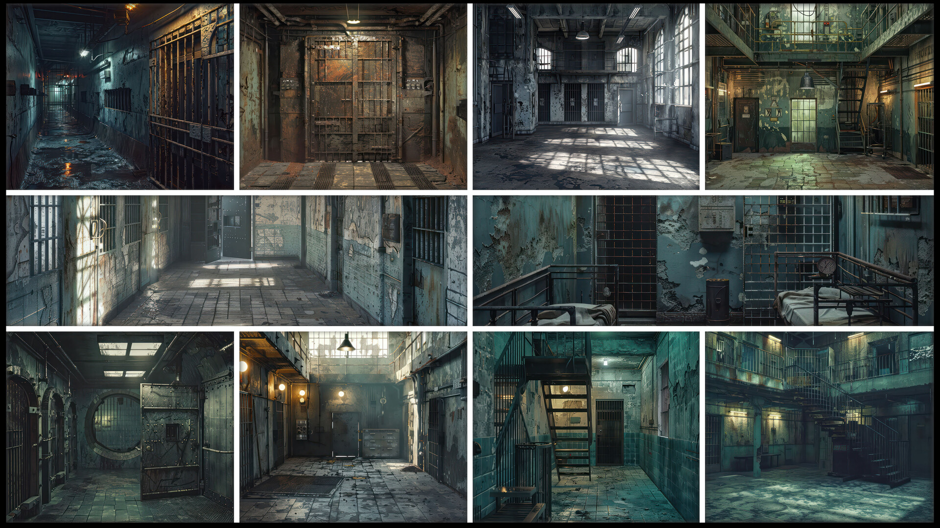 Ferial Concept - 🔹200 Diesel Punk Prison - Environment Concept ...