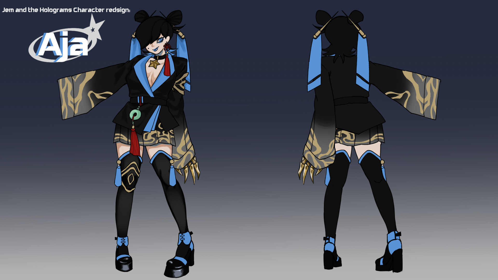 ArtStation - Aja Character Redsign