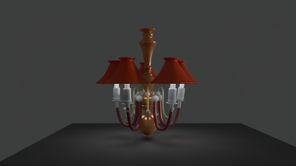 ArtStation - Chandelier prop