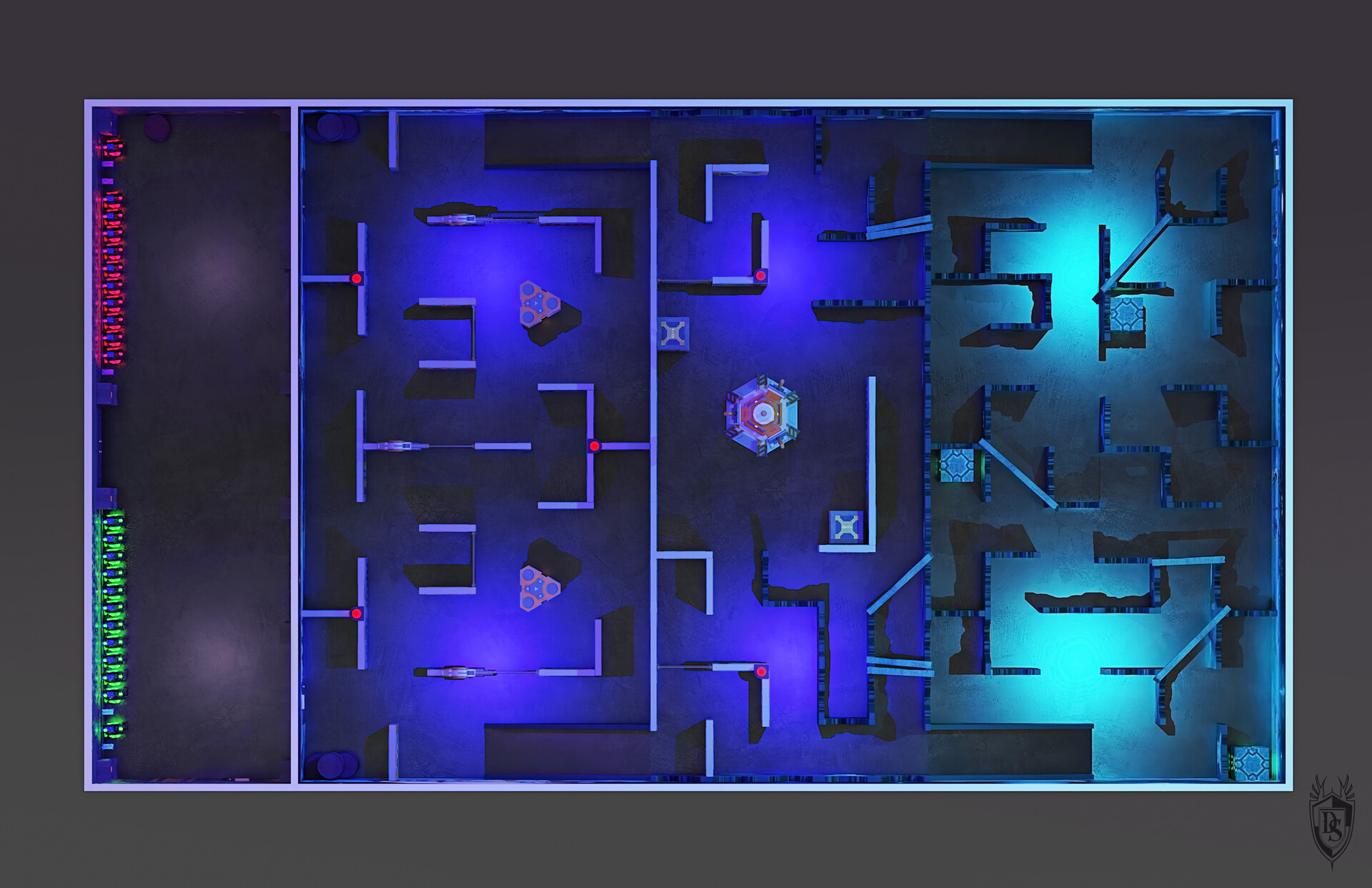 ArtStation - Sci-Fi Laser Tag - Layout