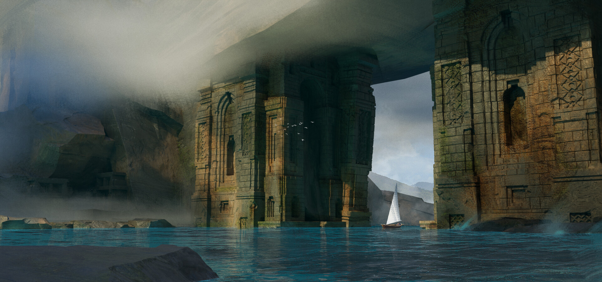 ArtStation - Lost Gate / 3DCoat practice