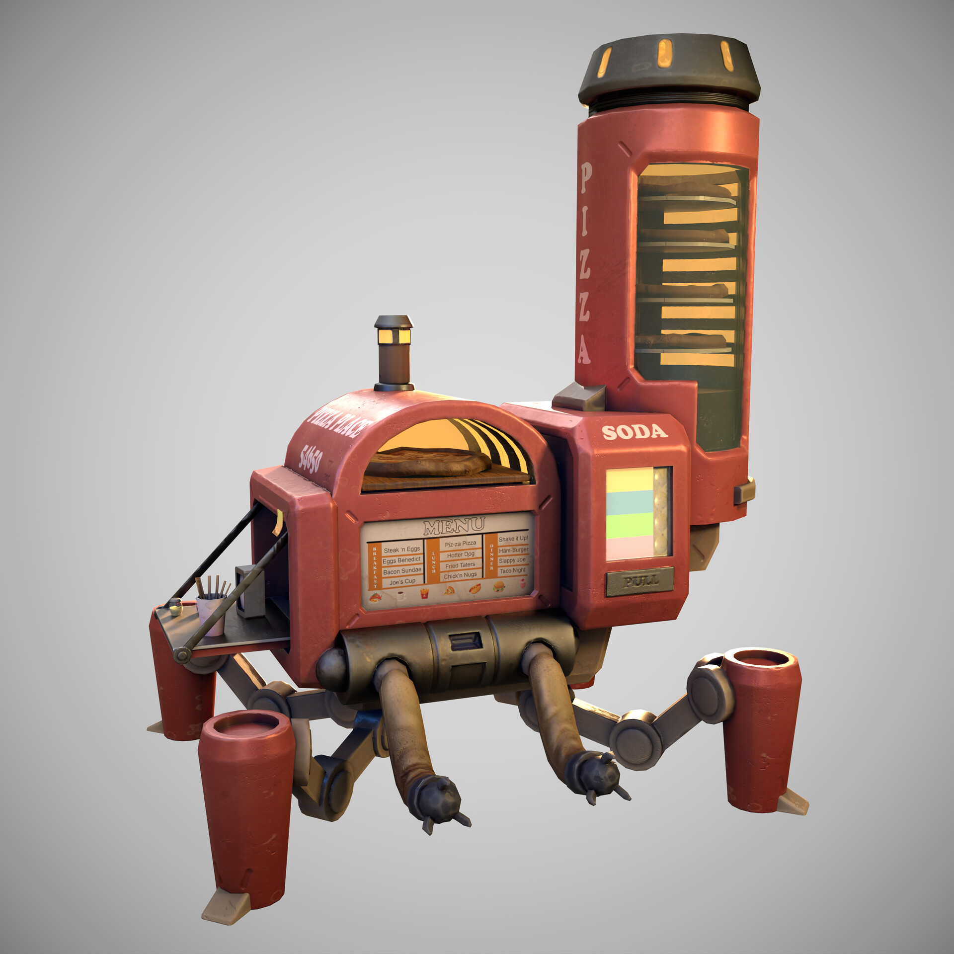 ArtStation - Pizza Oven Bot