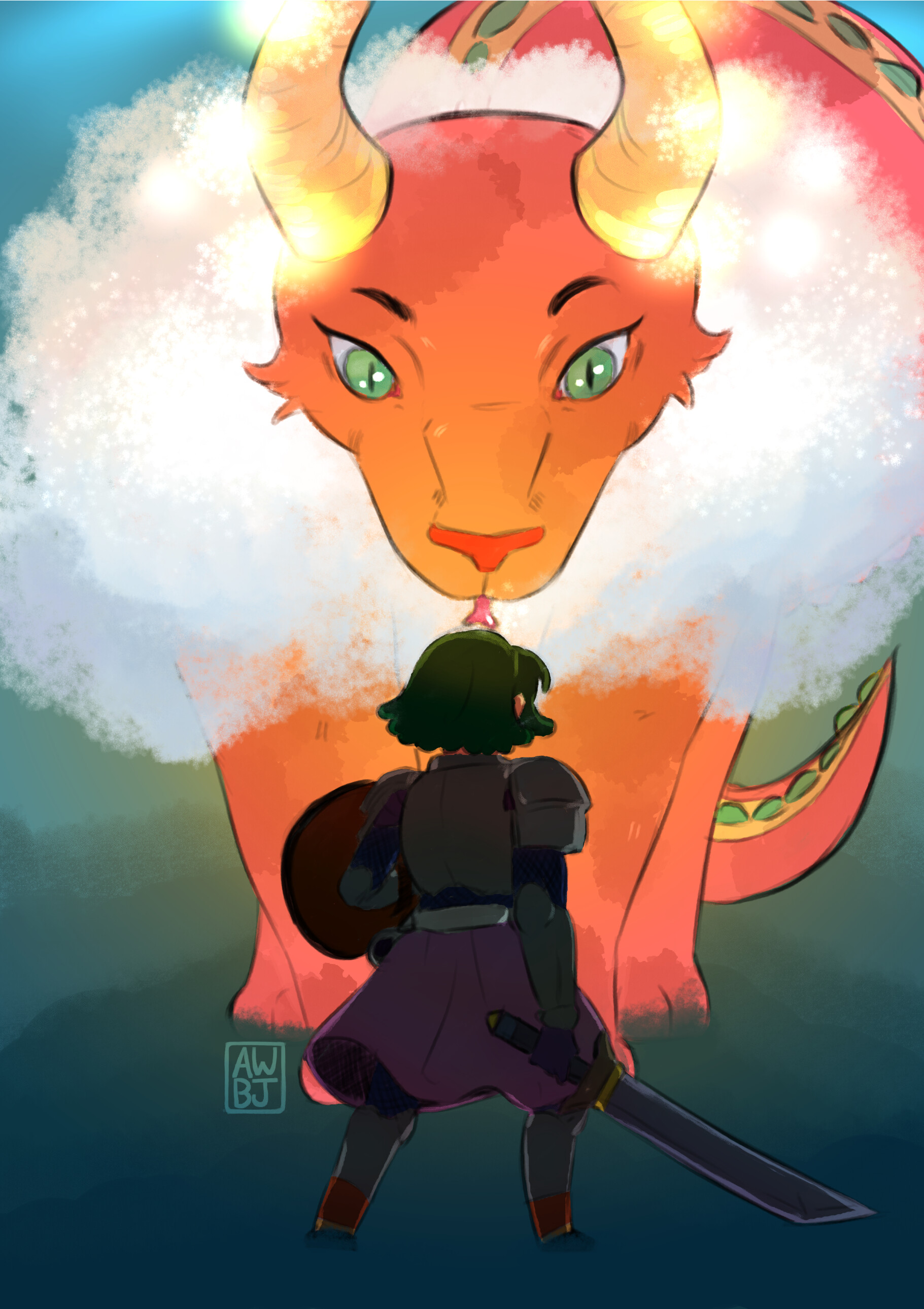 ArtStation - A Cloud Dragon!