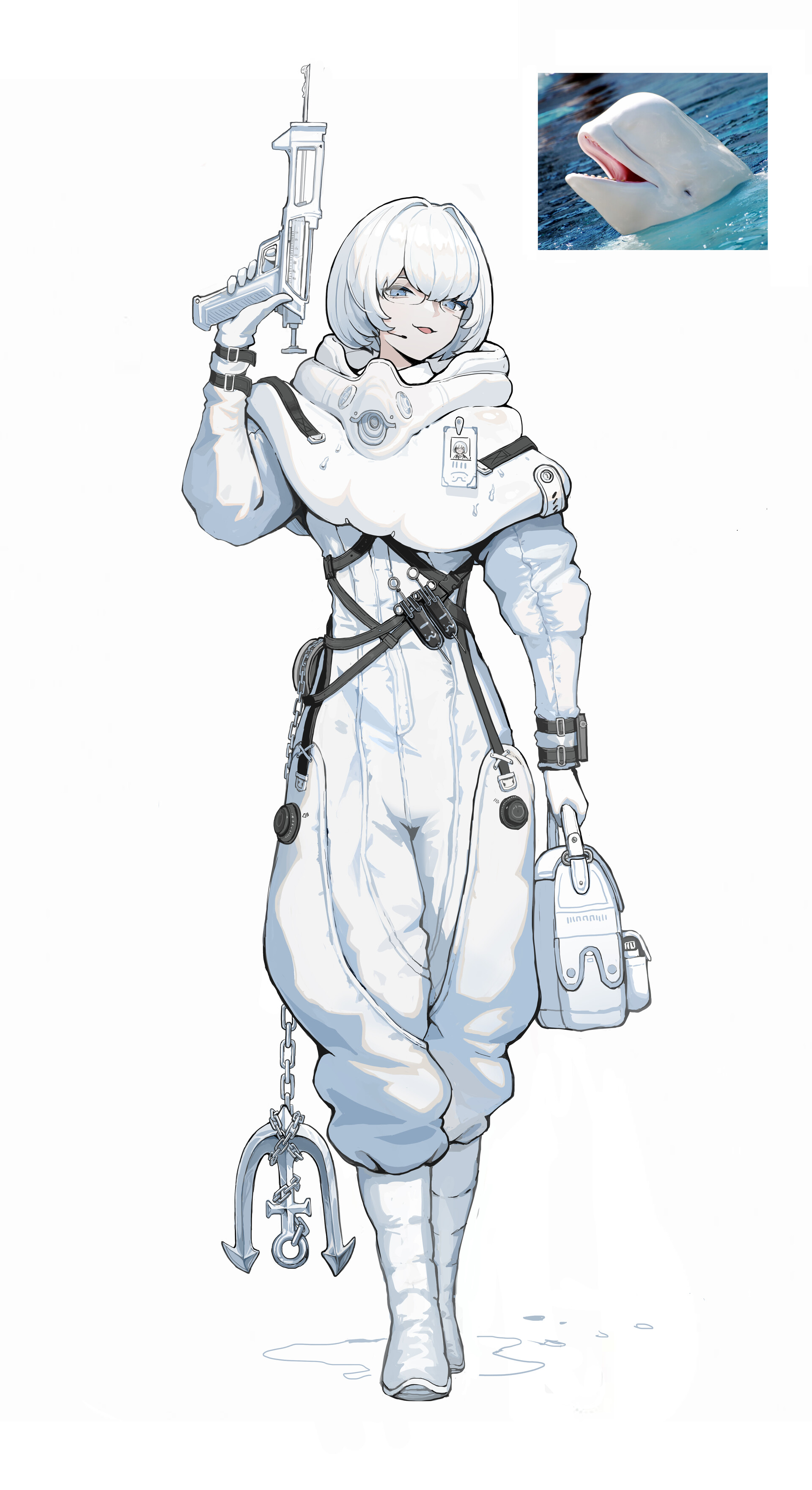 ArtStation - Beluga motif design