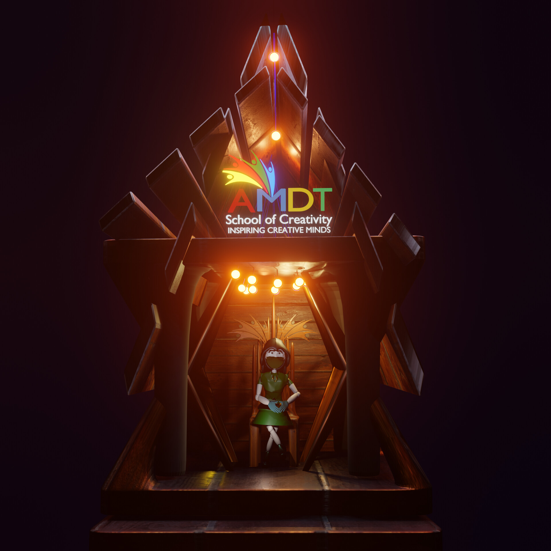 ArtStation - AMDT School of Creativity Advatisement