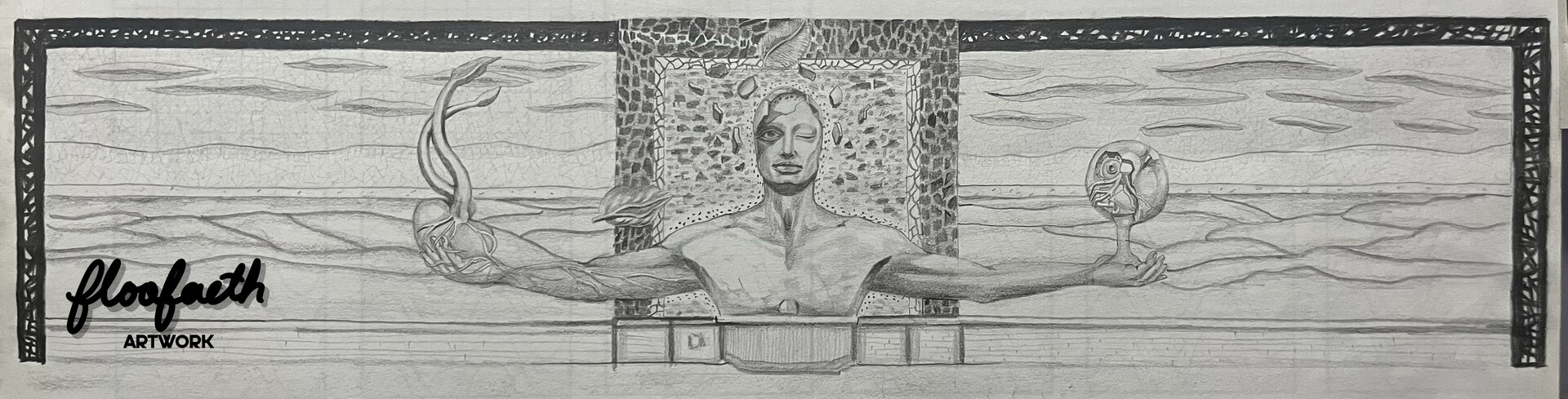 ArtStation - Pencil Mural, School Timed Exam