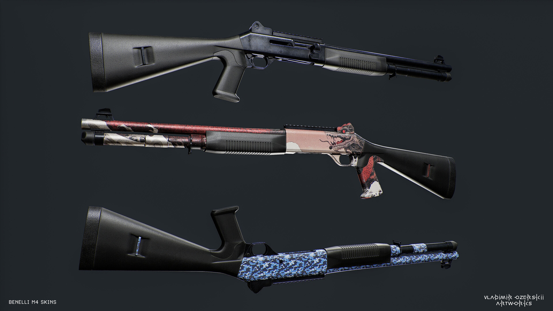 ArtStation - Benelli M4