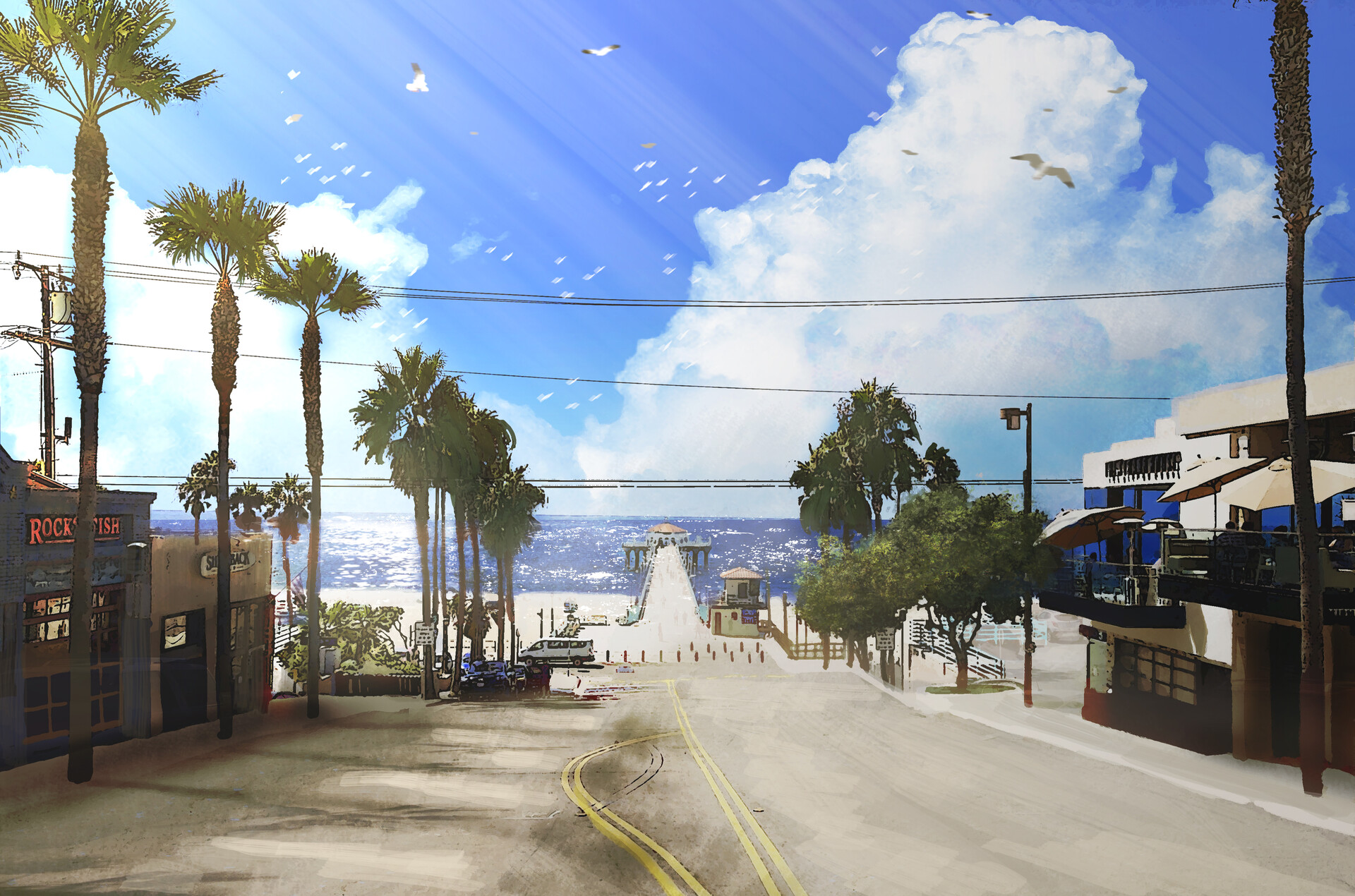 ArtStation - Resort Coast