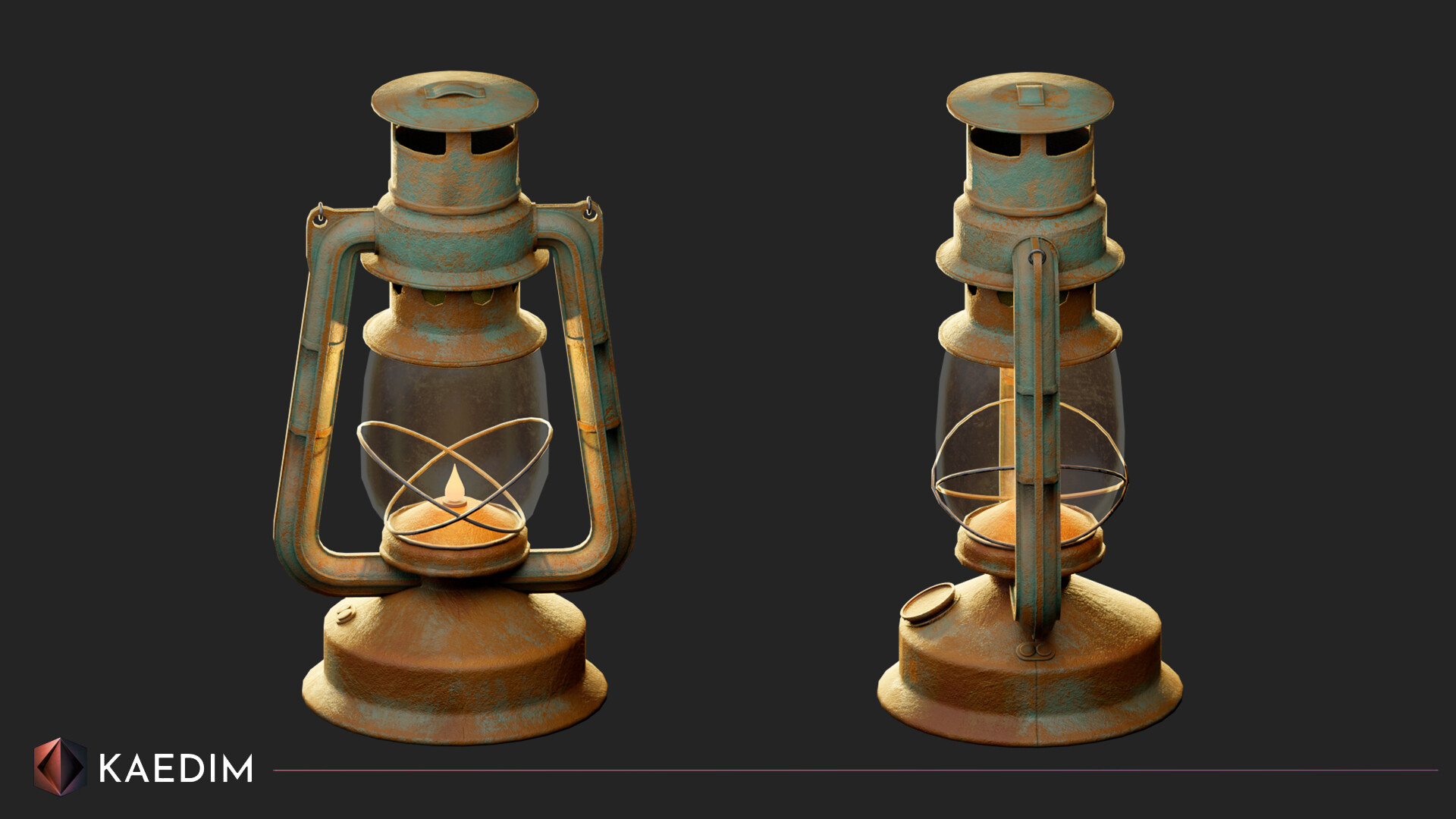 Kaedim - Gas Lamp | 3D Realistic Game Asset | Kaedim
