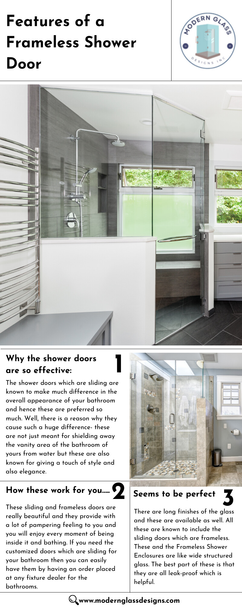 ArtStation - Features of Frameless Shower Doors: Modern Elegance and ...