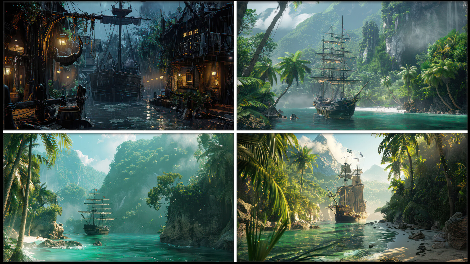Ferial Concept - 🔹210 Pirate Adventure - Environment Concept Reference ...