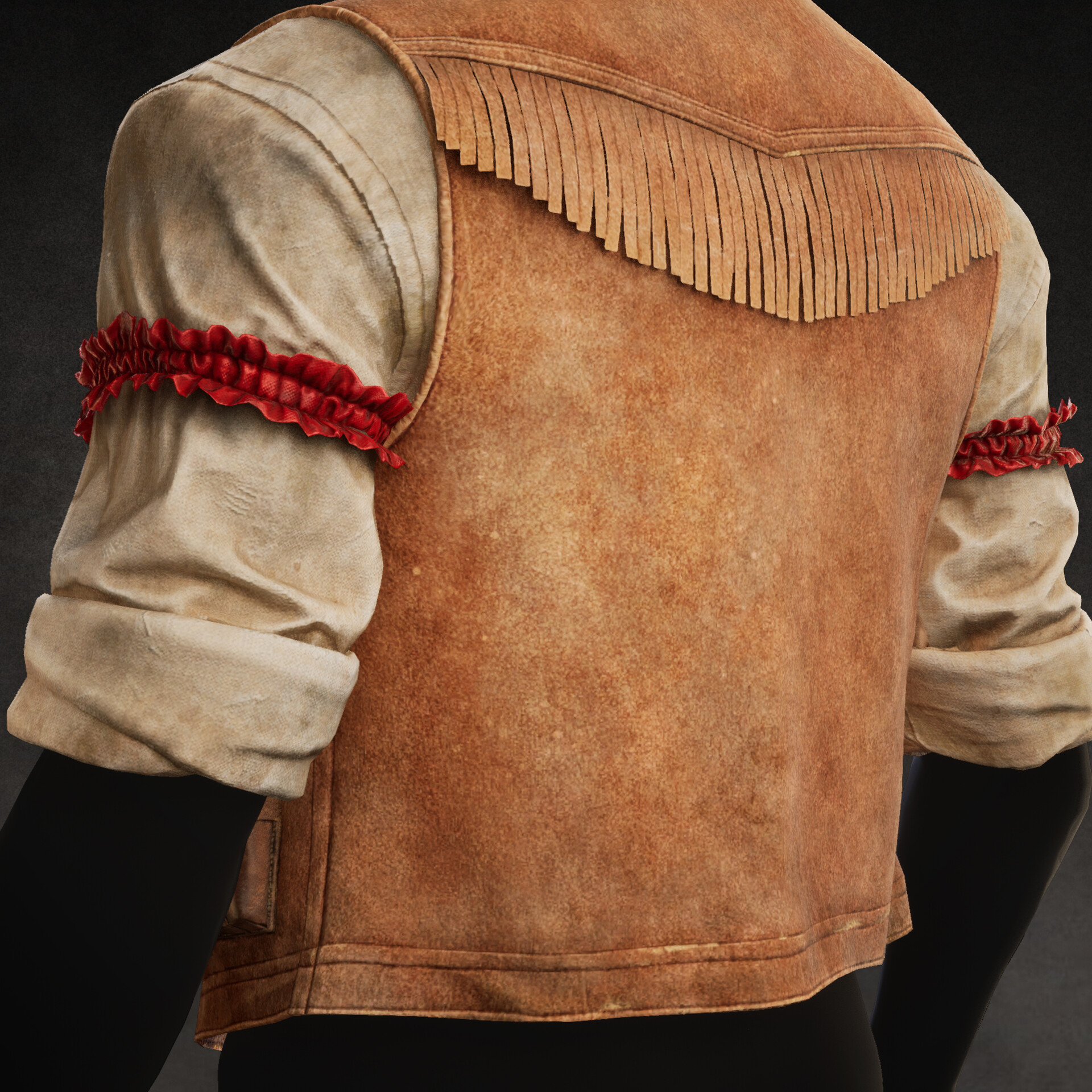 Andrew Halim - Barkeep Upper Clothing - Game Asset Training