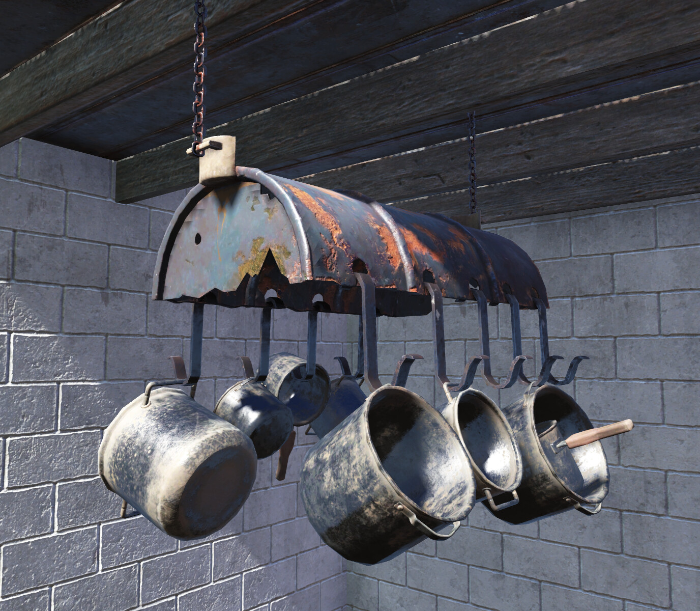 ArtStation - Pots and Pans Rack (Asset Modification and Integration ...