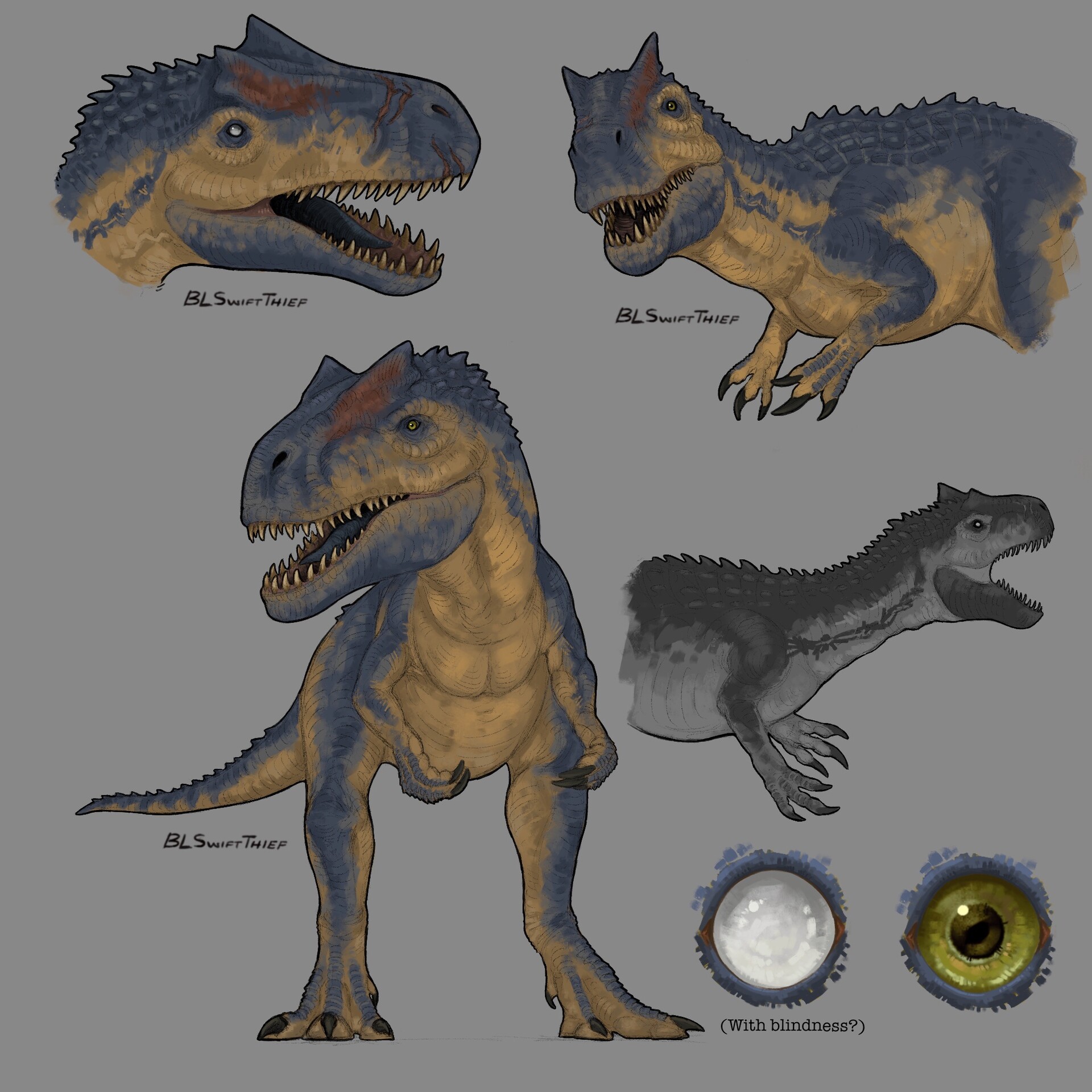 ArtStation - Jurassic World: Dominion adult Allosaurus anatomy