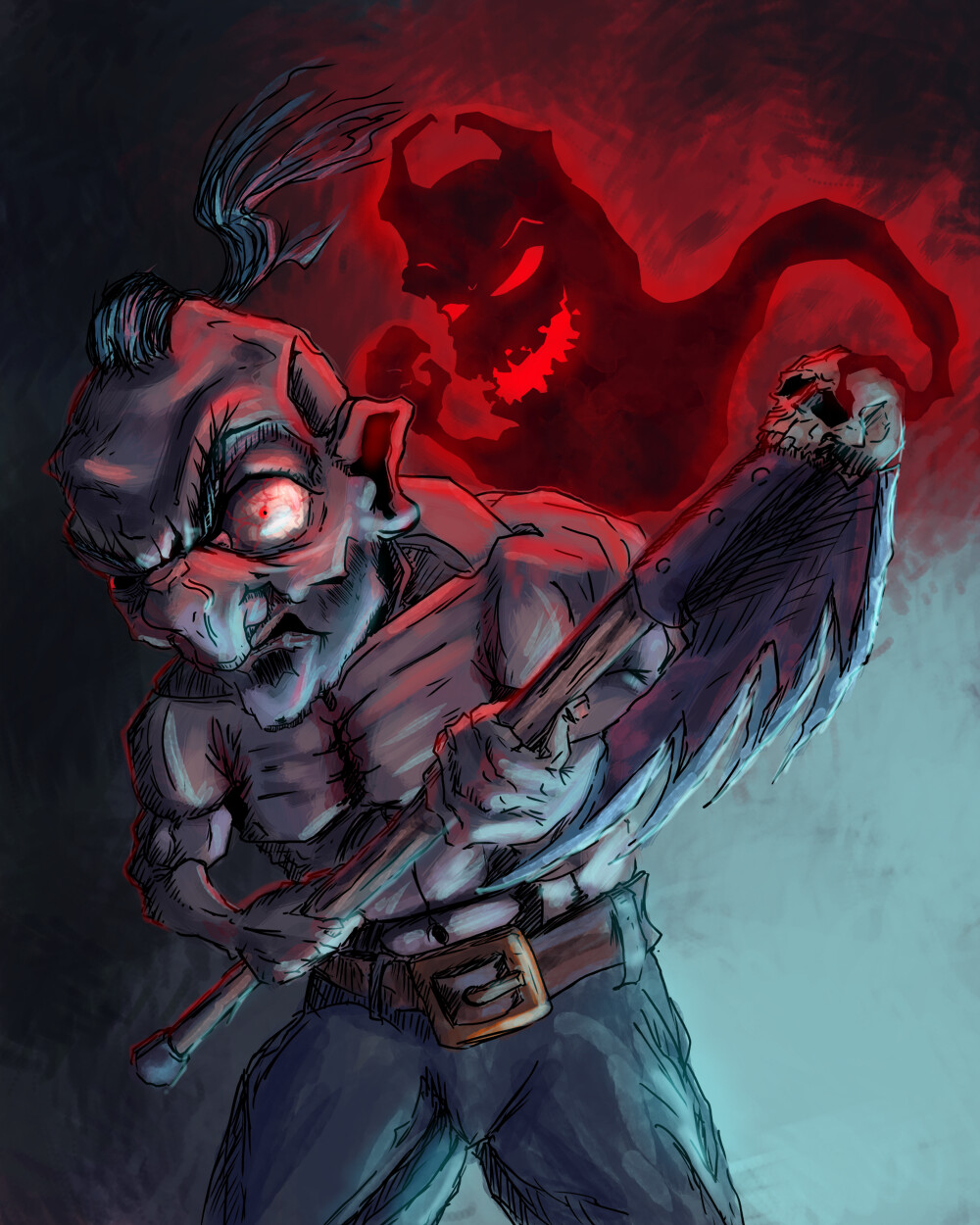 ArtStation - The cursed axe