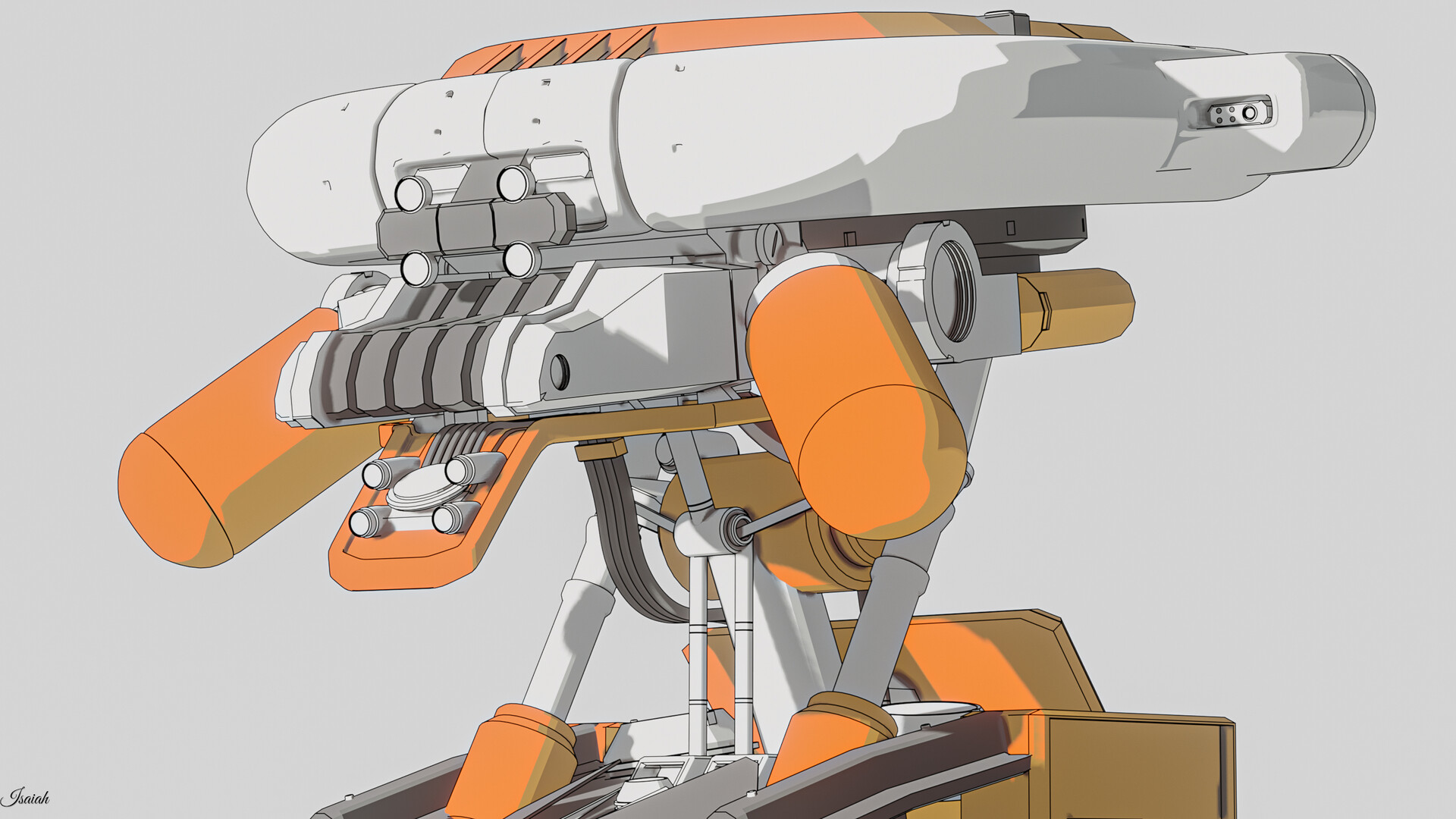 Isaiah - Robot Head: The Creator Fan Art