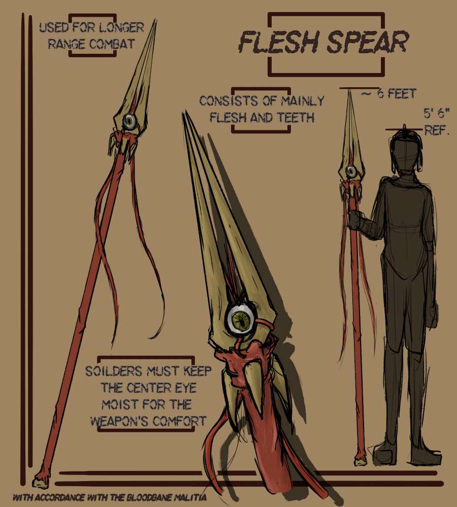 ArtStation - Flesh Spear