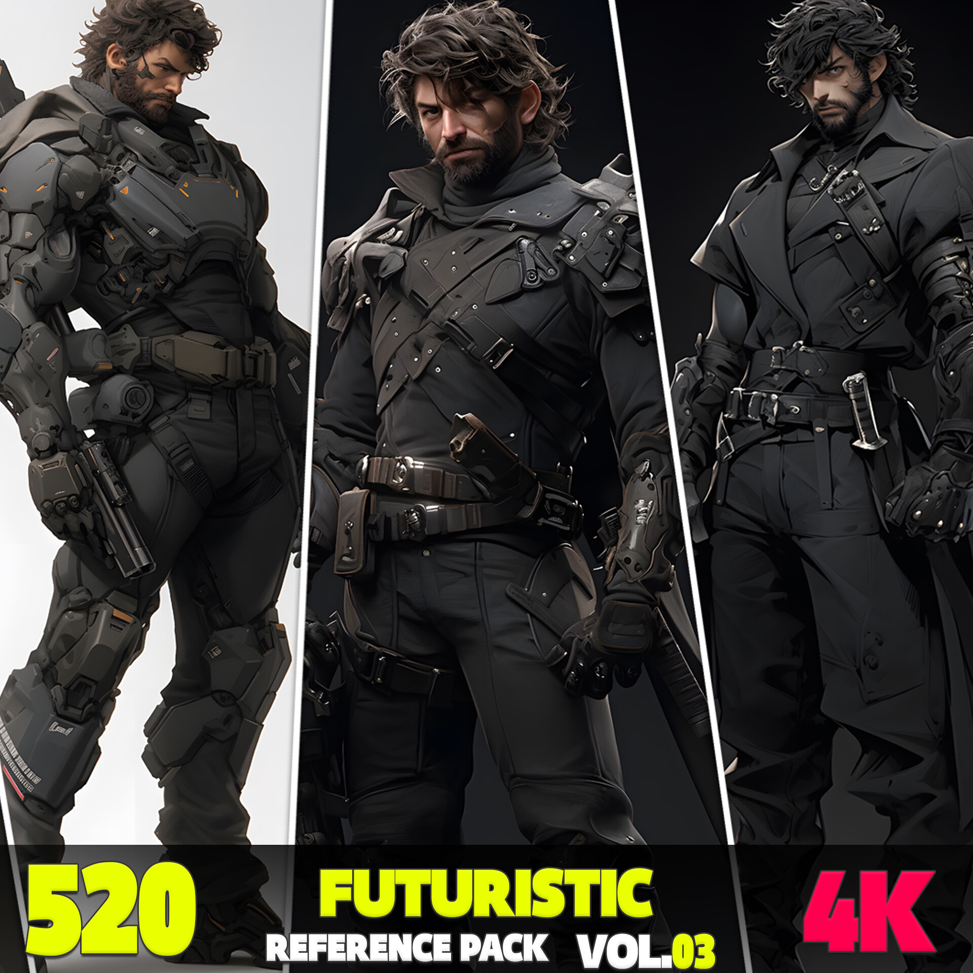 ArtStation - 520 4K Futuristic Reference Pack Vol.03