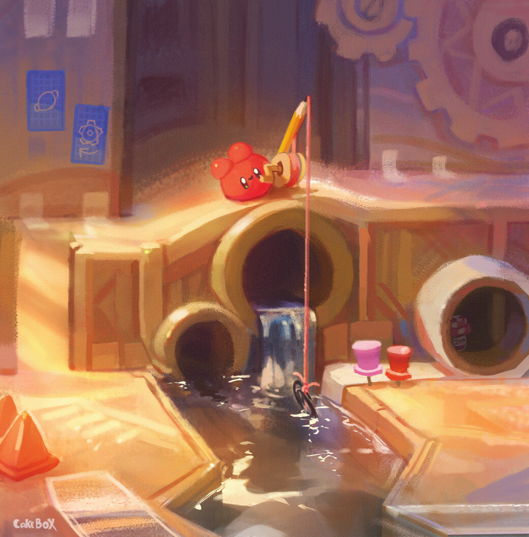 ArtStation - Paper Fishing