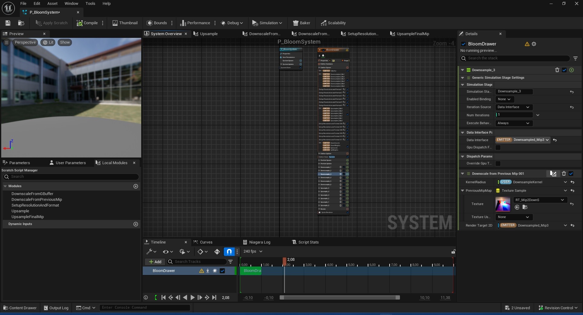 Mateusz Stolarczyk - Prototype of custom bloom in Unreal Engine 5