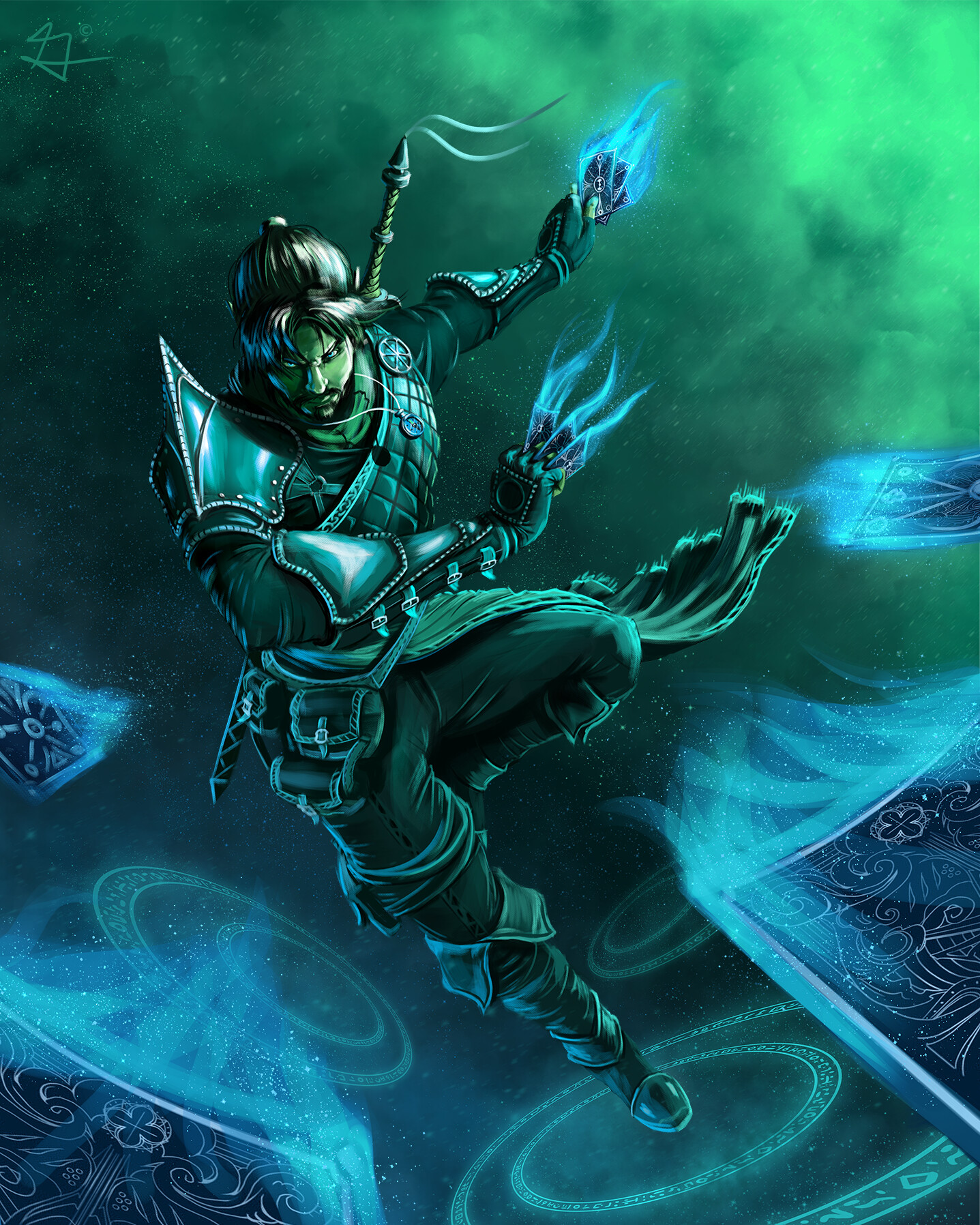 ArtStation - Jasper Jadeleaf, Cartomancer