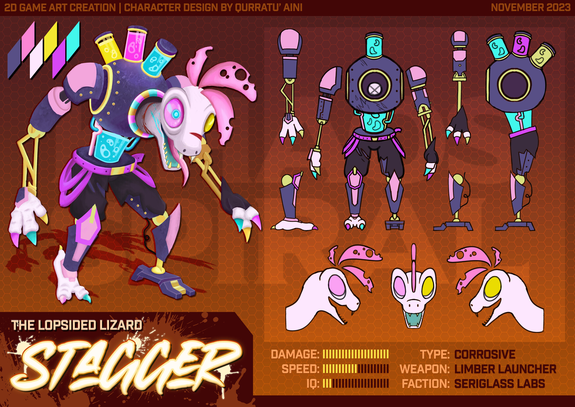 ArtStation - Stagger - Character Concept and 2D Idle Animation