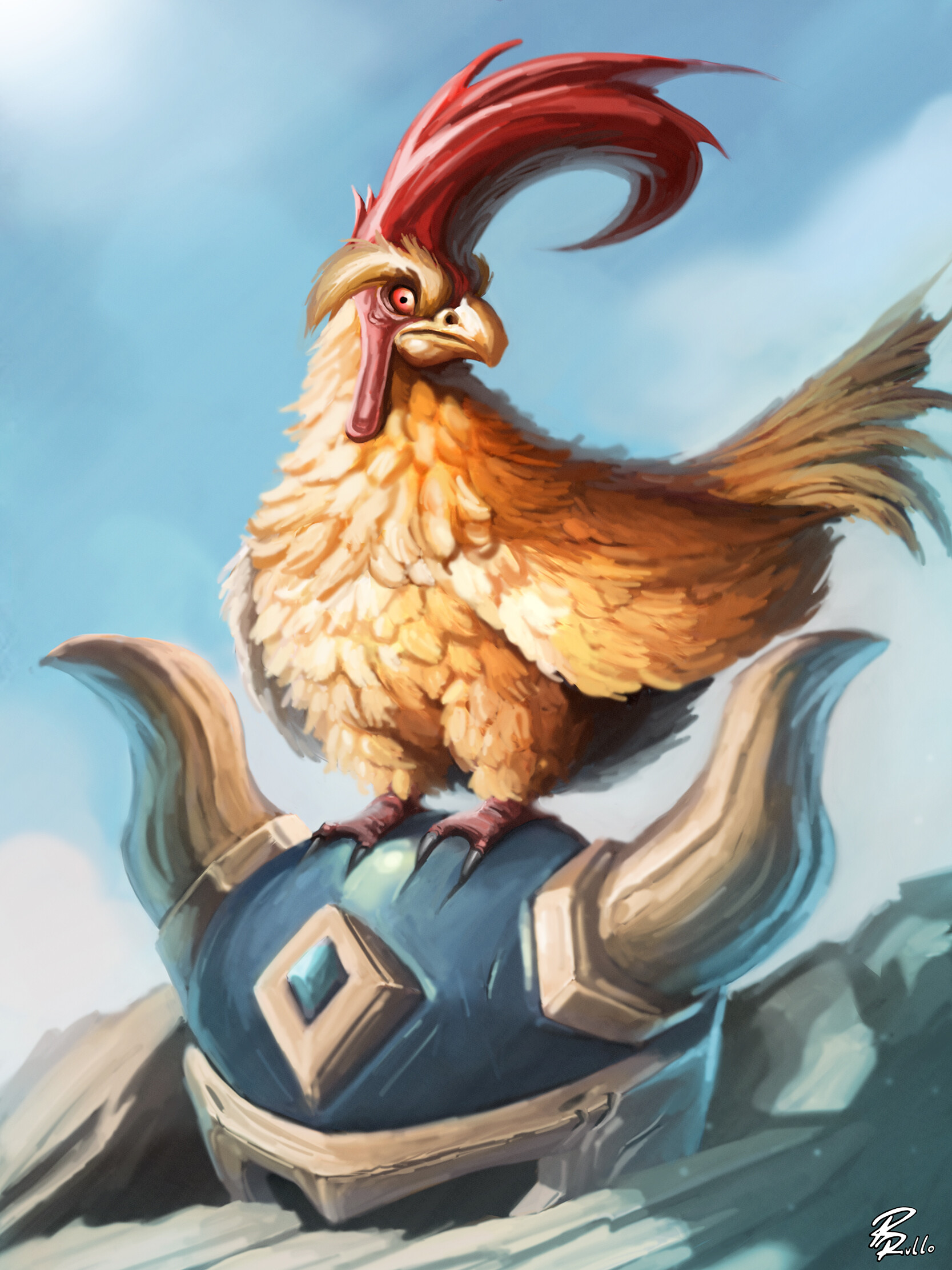 ArtStation - Portfolio: Angry Chicken